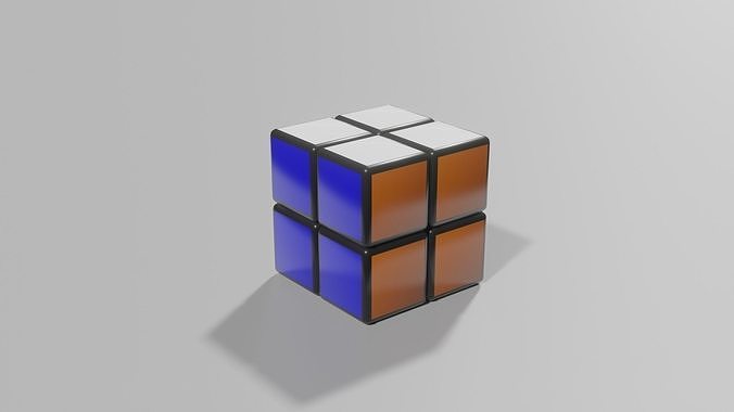 Rubiks cube 2x2 free VR / AR / low-poly 3D model | CGTrader