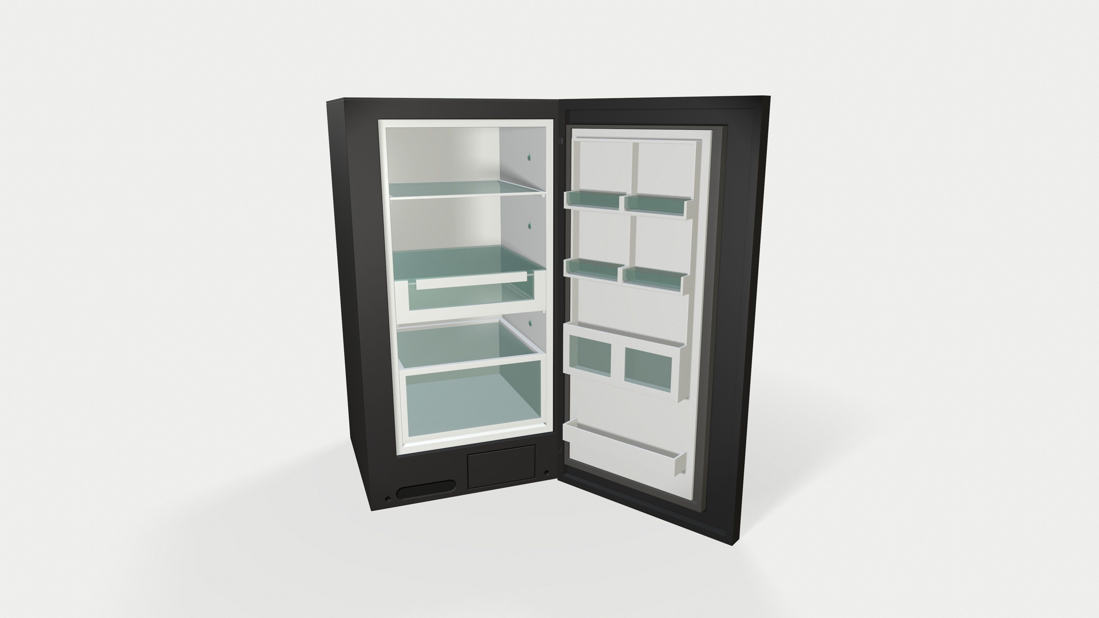 Fridge stylized as an XBox 3D model | CGTrader