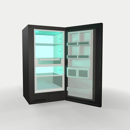 Fridge stylized as an XBox 3D model | CGTrader