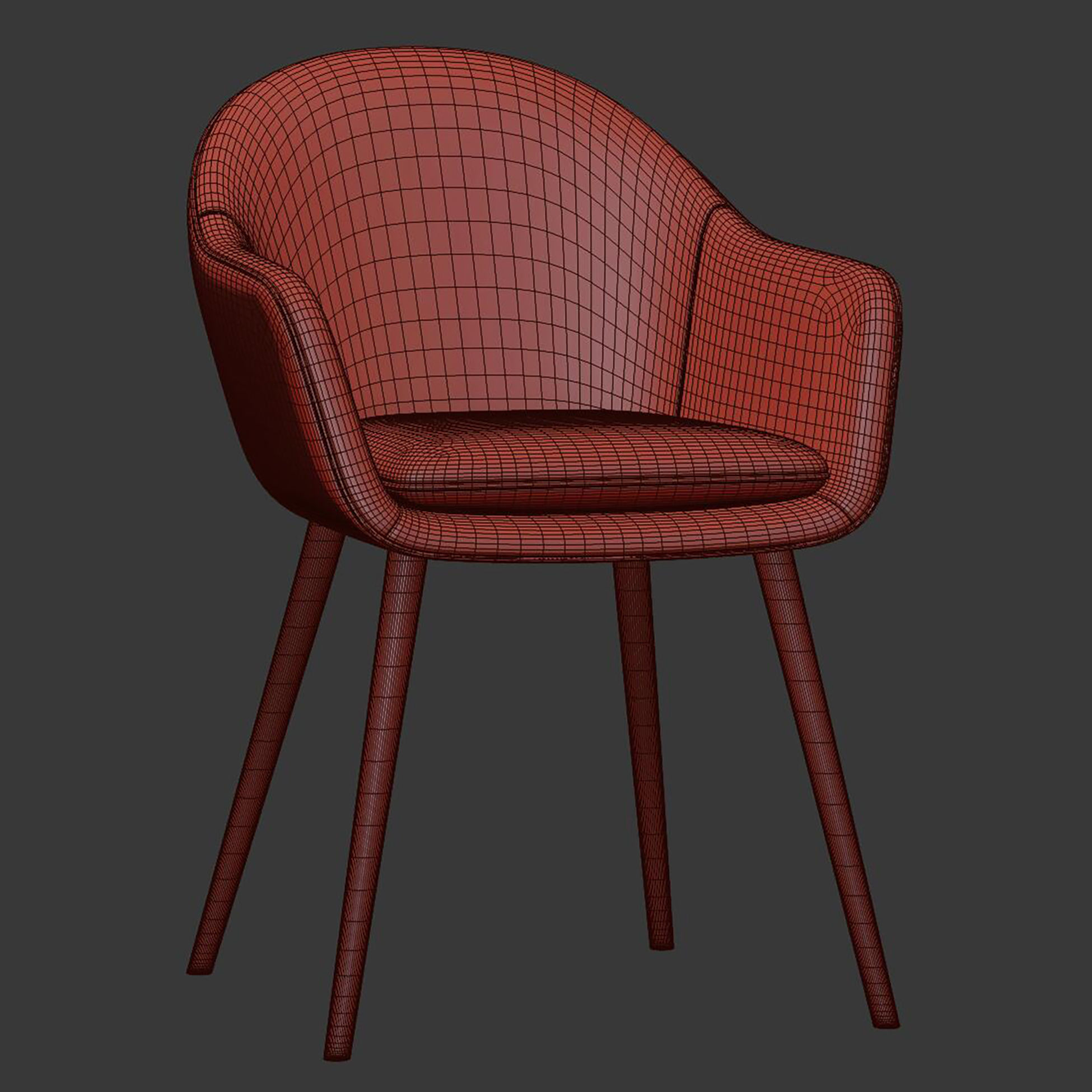 Hallund Chair 3D model | CGTrader