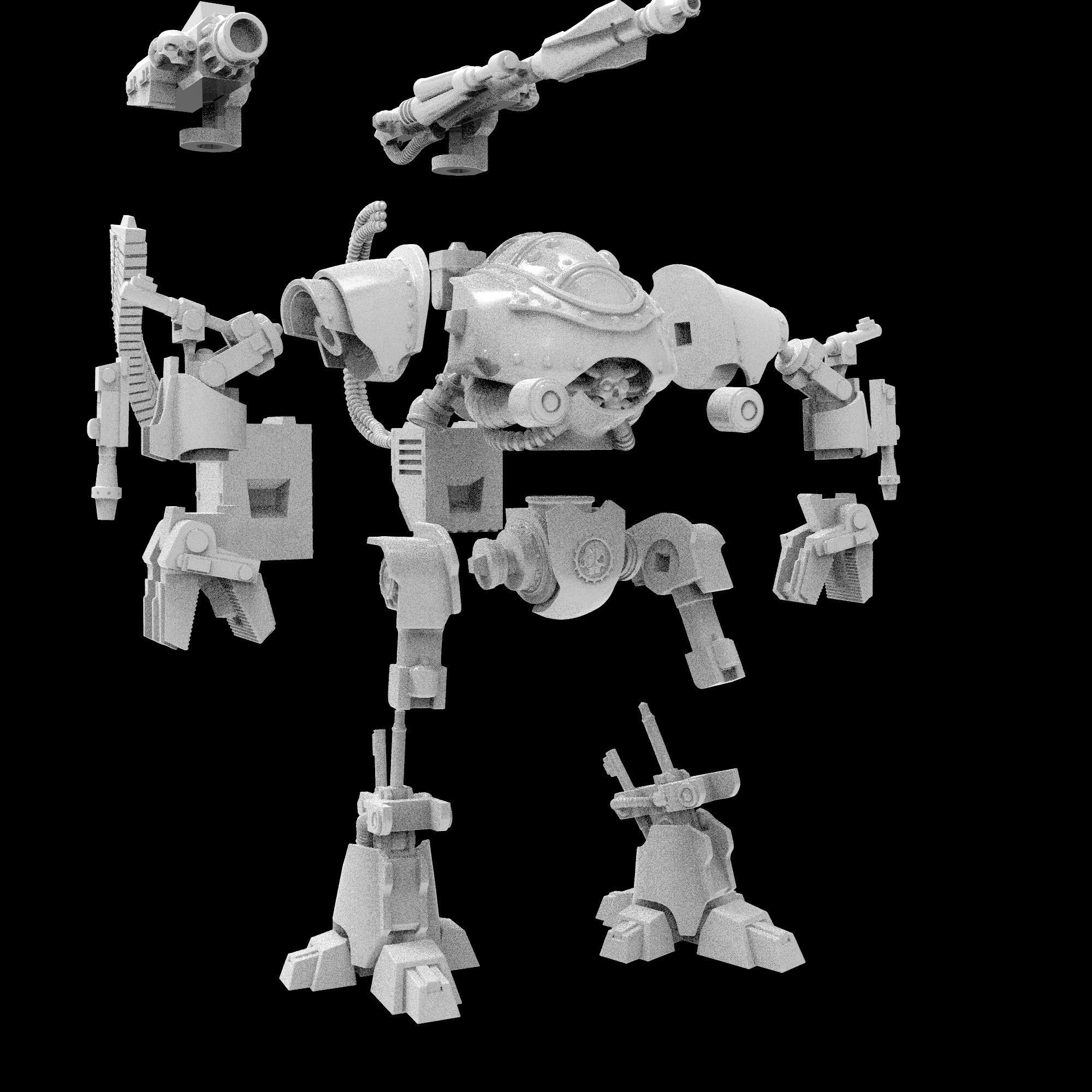Battle robot 3D model 3D printable | CGTrader
