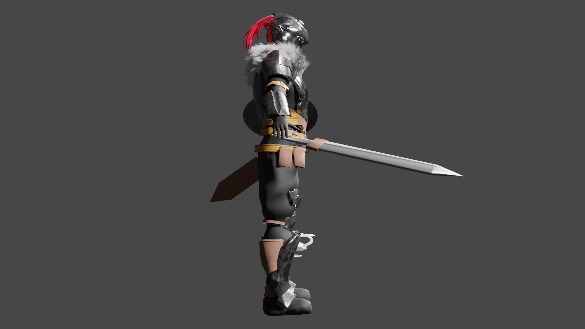 Goblin slayer 3D model rigged | CGTrader