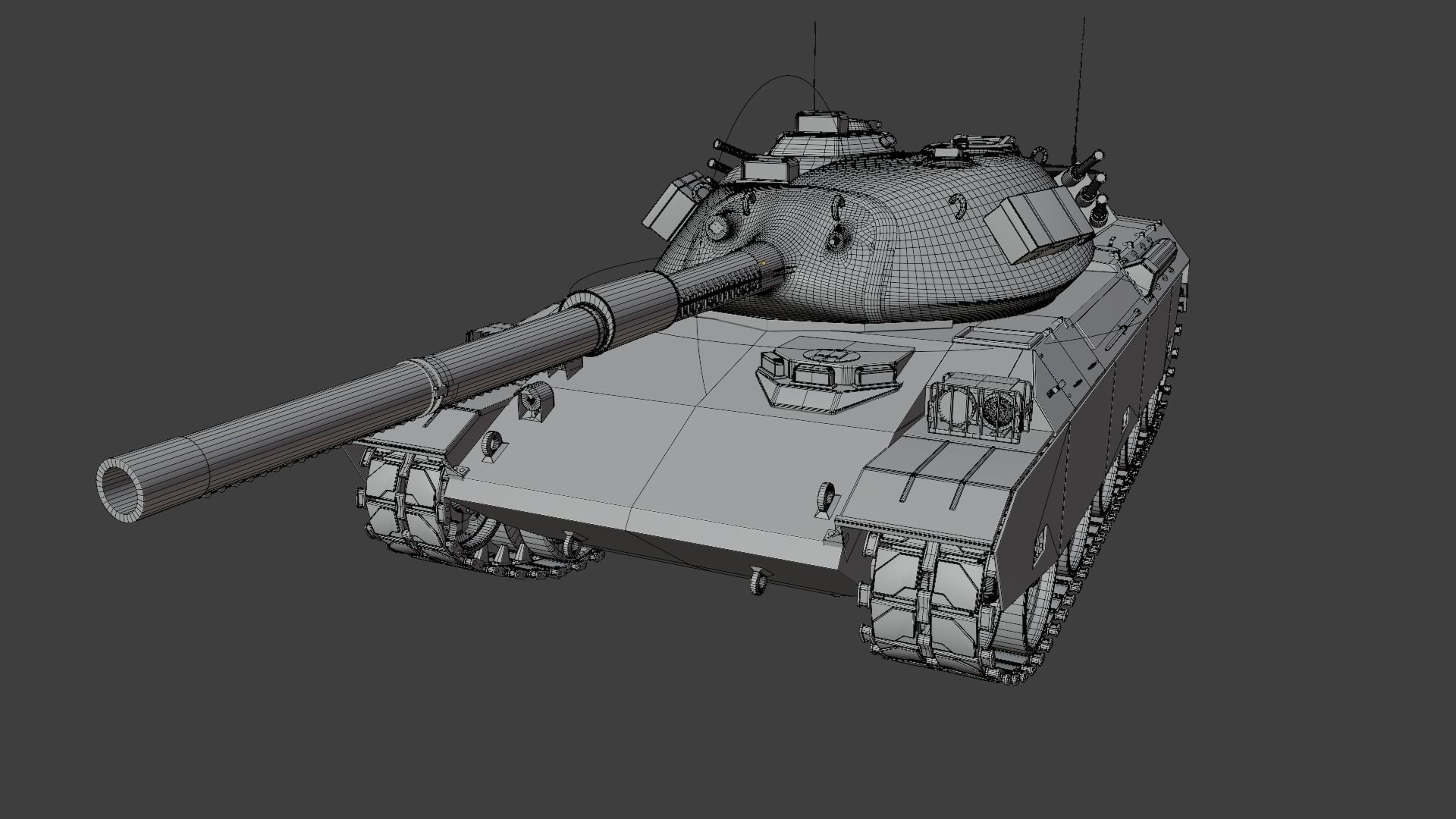 3D model JGSDF Type 74 Main Battle Tank VR / AR / low-poly | CGTrader