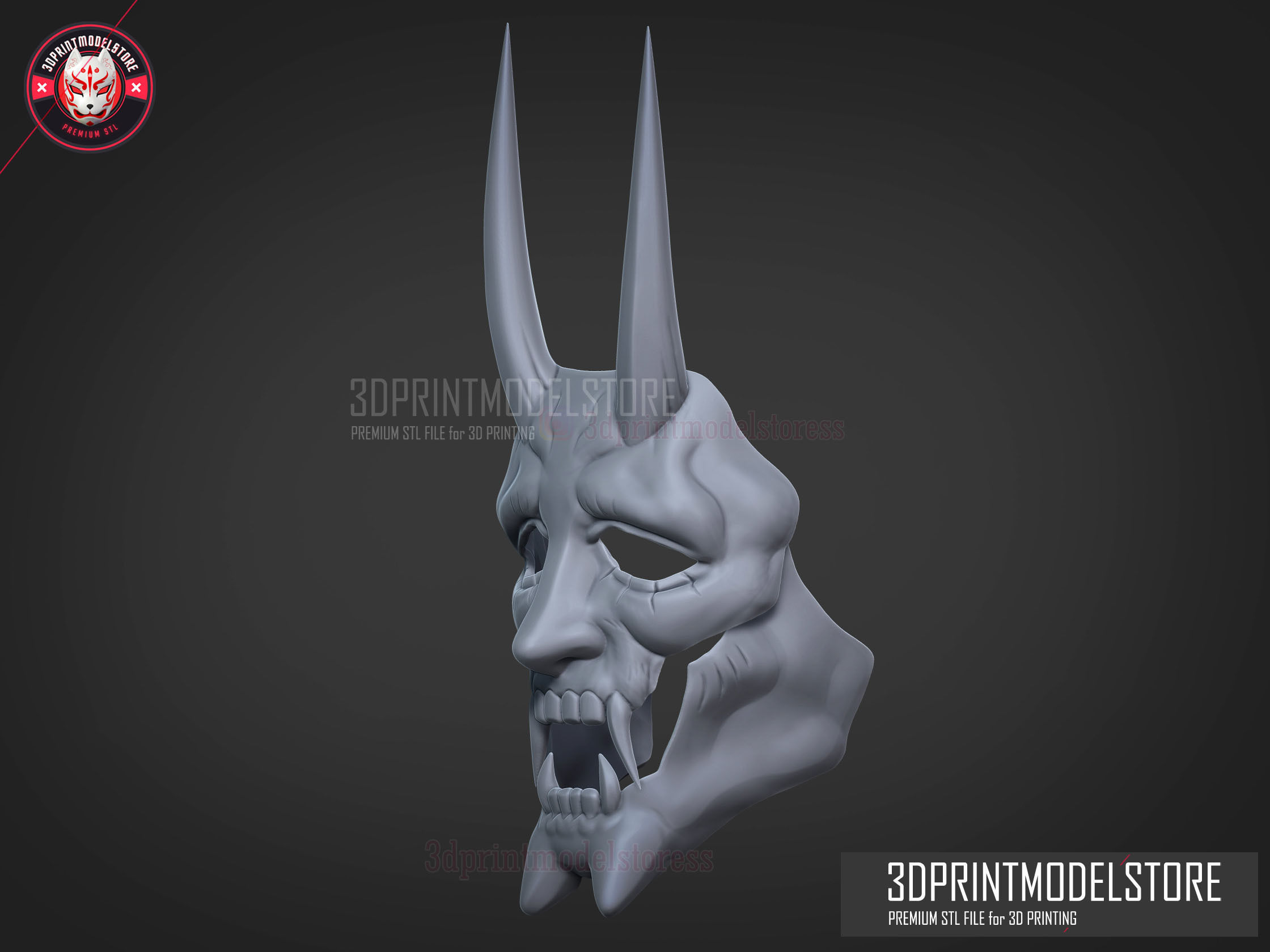Neon White Game Cosplay Mask 3D model 3D printable | CGTrader