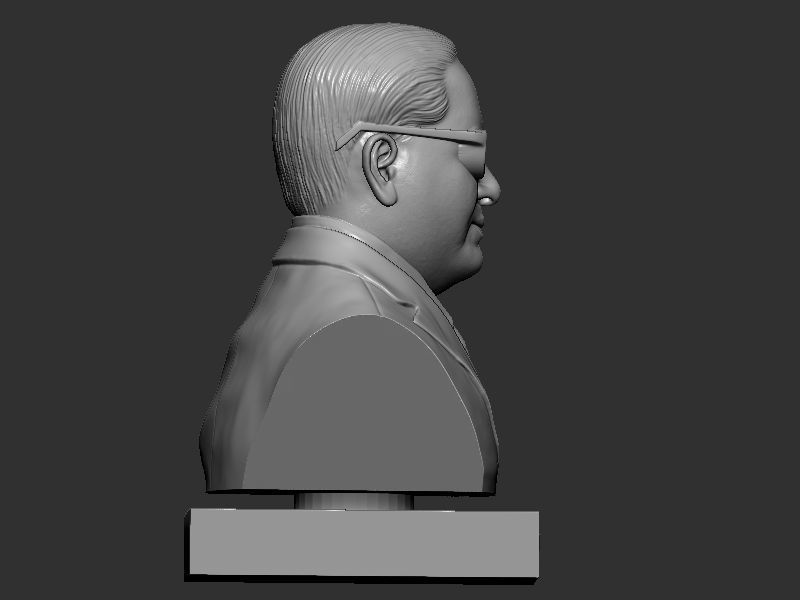 Dr Bhimrao Ambedkar 3D model 3D printable | CGTrader