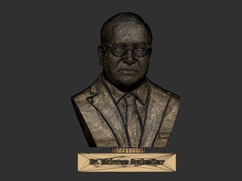 Dr Bhimrao Ambedkar 3D model 3D printable | CGTrader