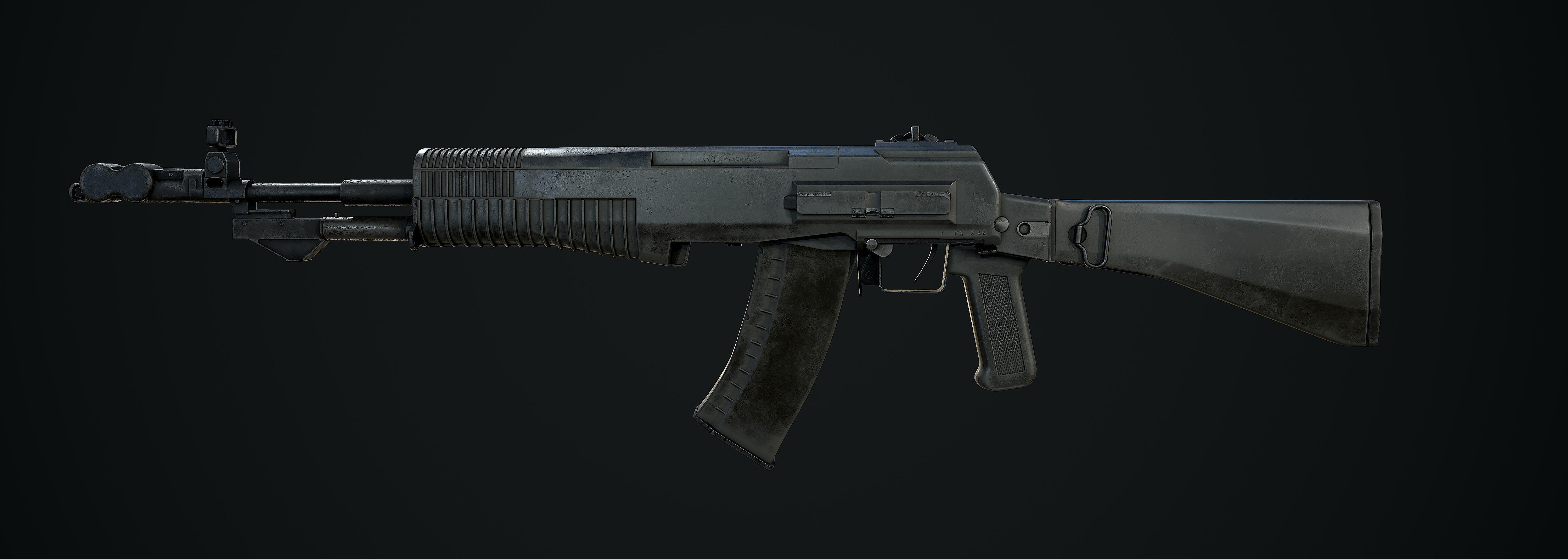 3D model AN-94 assault rifle VR / AR / low-poly | CGTrader