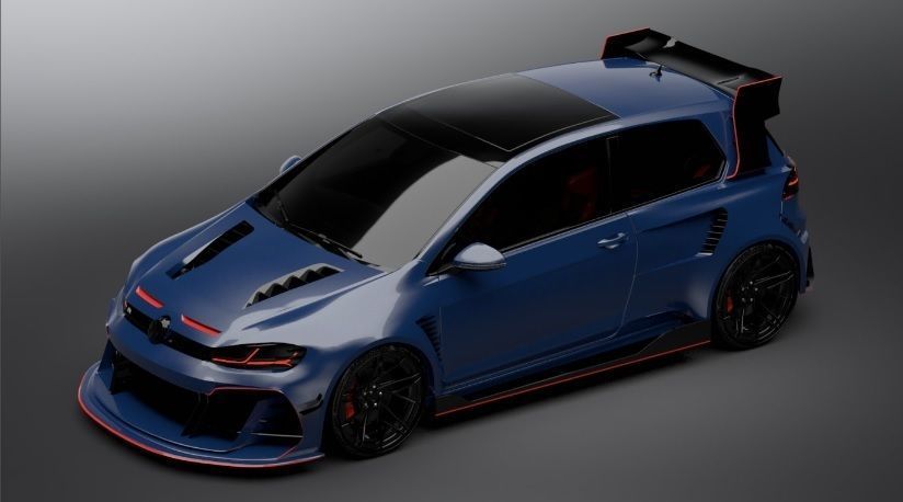 VW Golf Hycade 3D Model HQ Detail 3D model | CGTrader