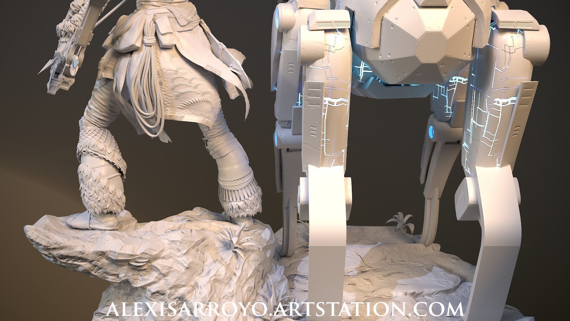 Aloy Horizon Zero Dawn full Package Commercial License 3D model 3D ...