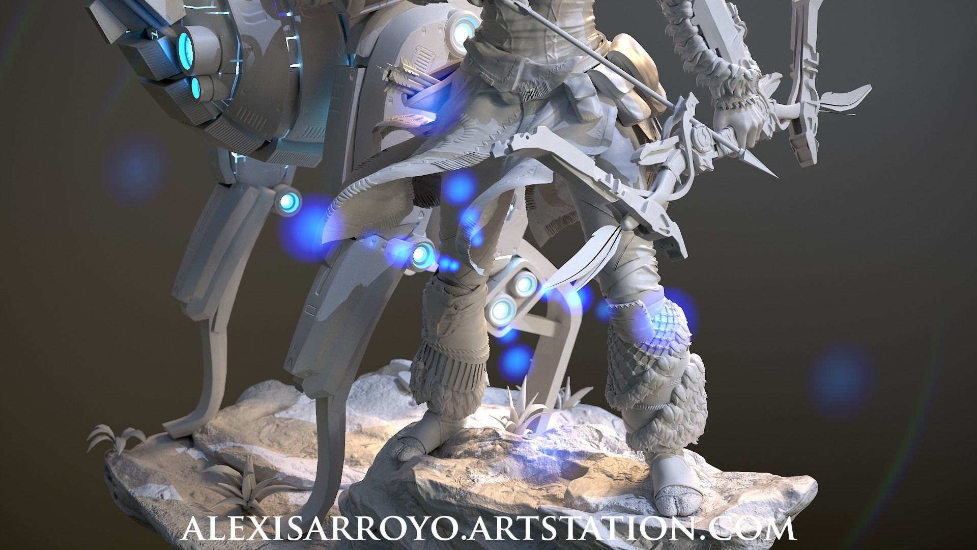 Aloy Horizon Zero Dawn full Package Commercial License 3D model 3D ...