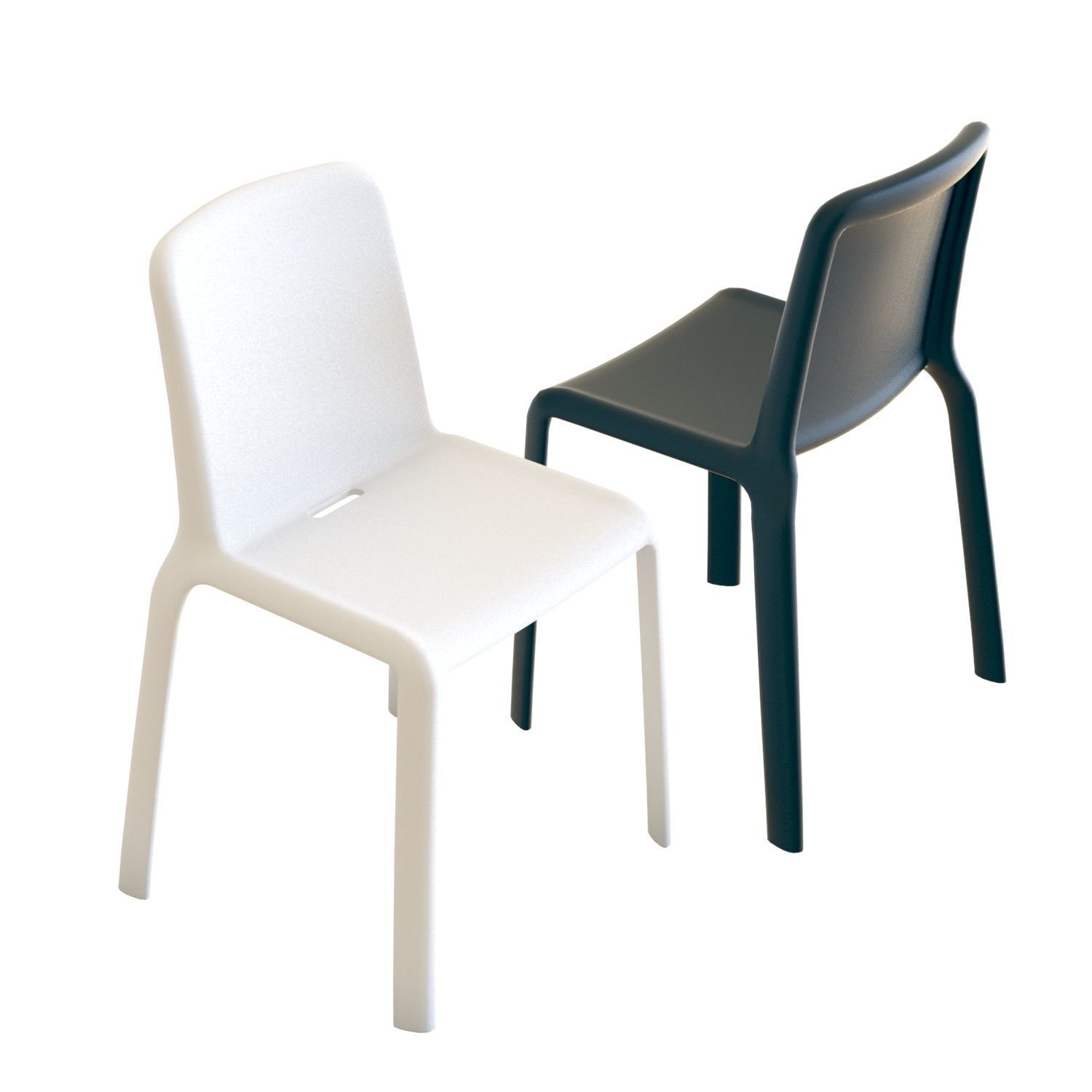 Scavolini Snow Dining Chair 3D model | CGTrader
