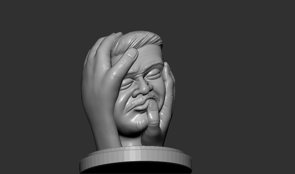 Funny face design free 3D model 3D printable | CGTrader