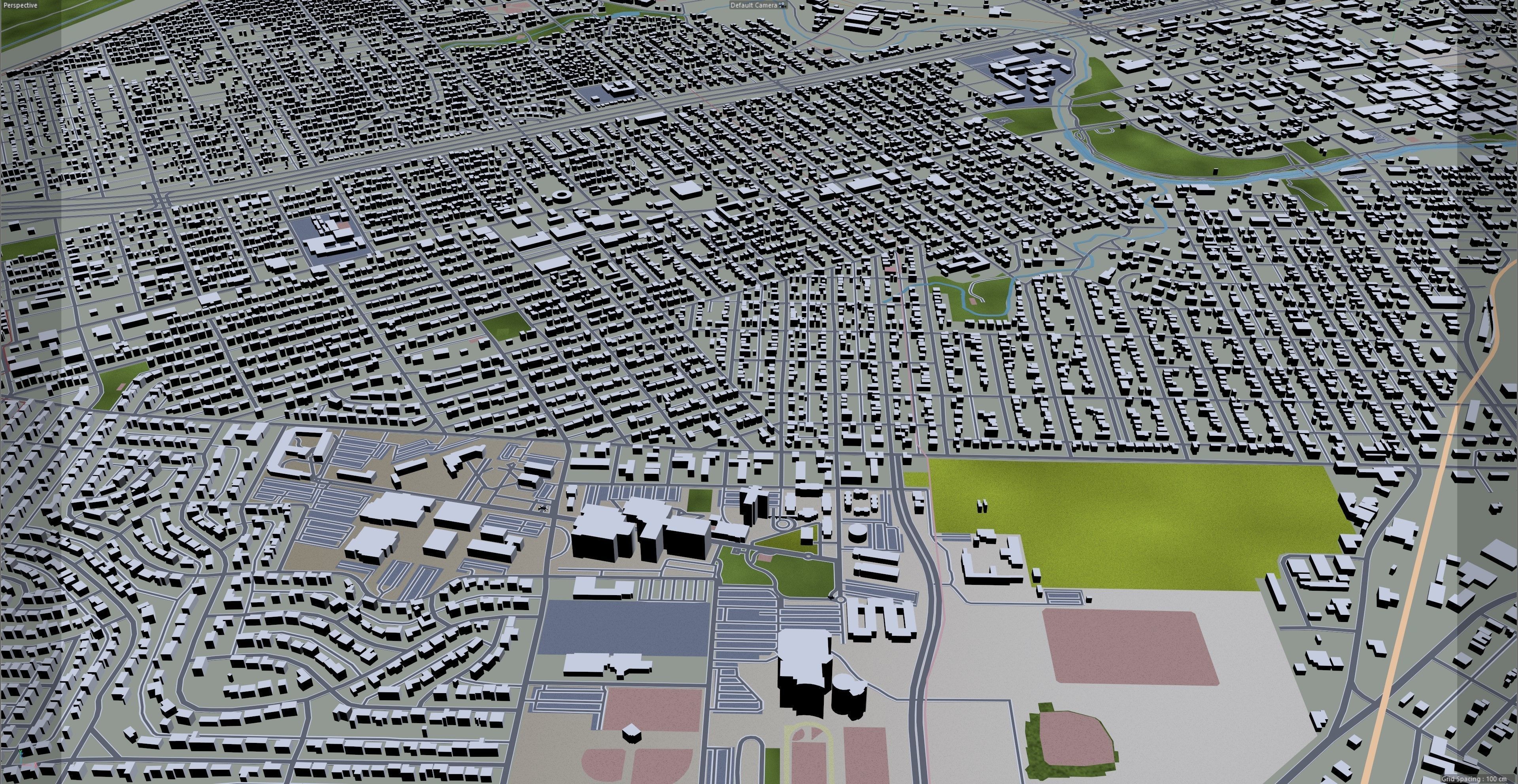 3D model San Angelo Texas USA 40km VR / AR / low-poly | CGTrader