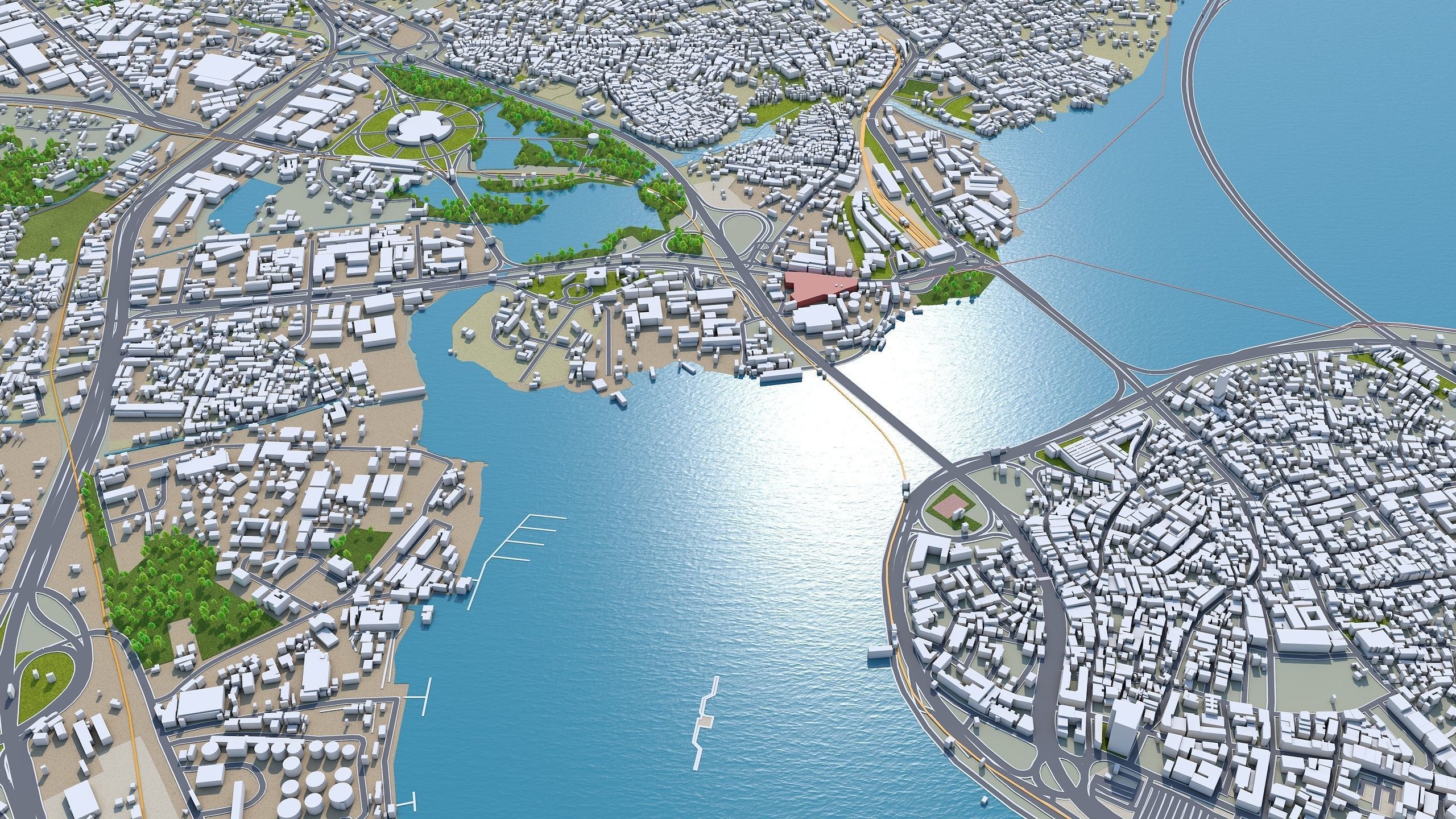 3D model Lagos Full City Nigeria VR / AR / low-poly | CGTrader