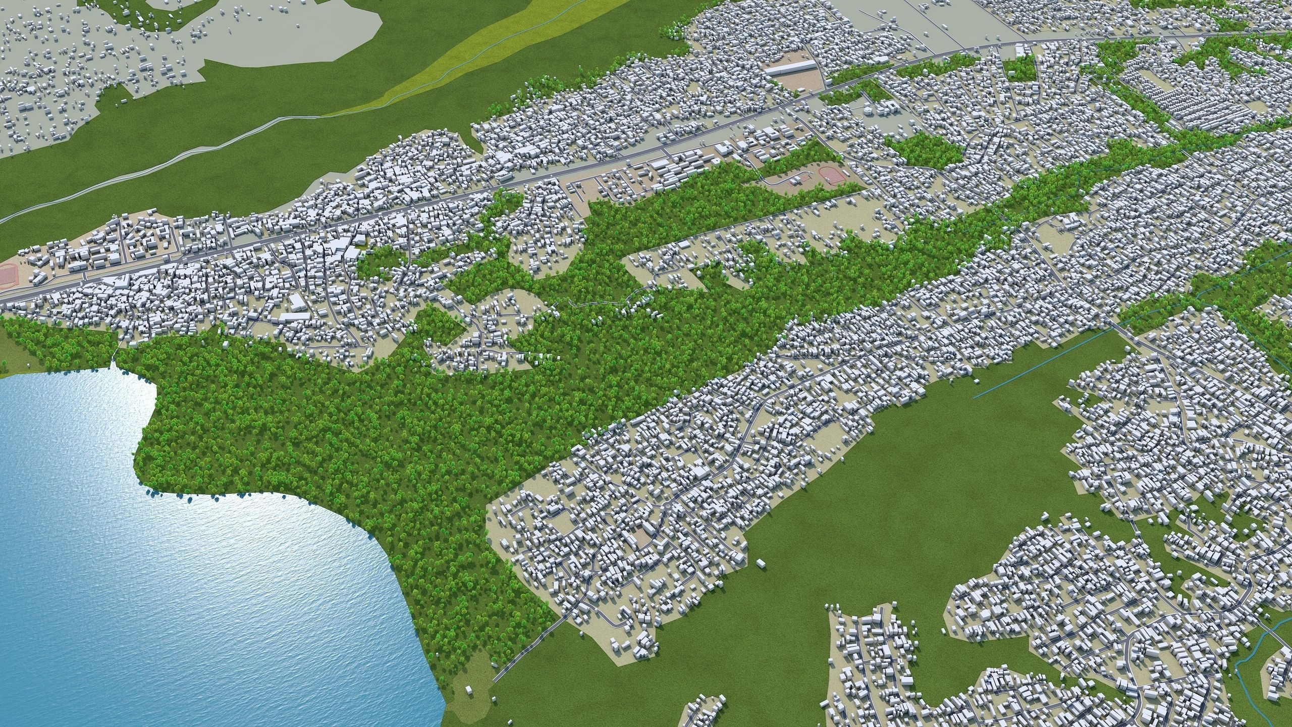 3D model Lagos Full City Nigeria VR / AR / low-poly | CGTrader