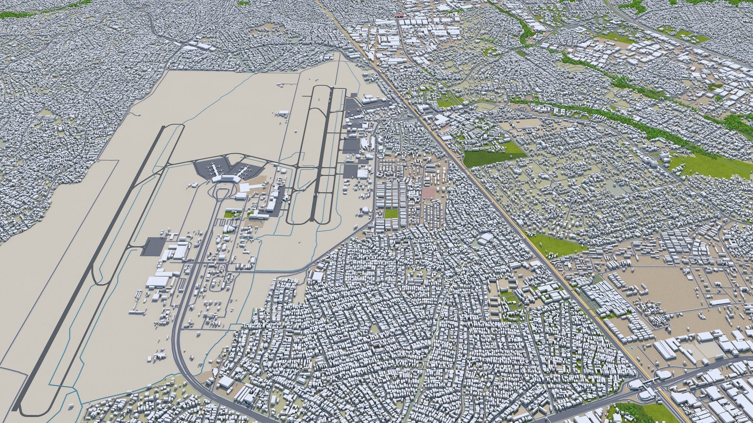 3D model Lagos Full City Nigeria VR / AR / low-poly | CGTrader