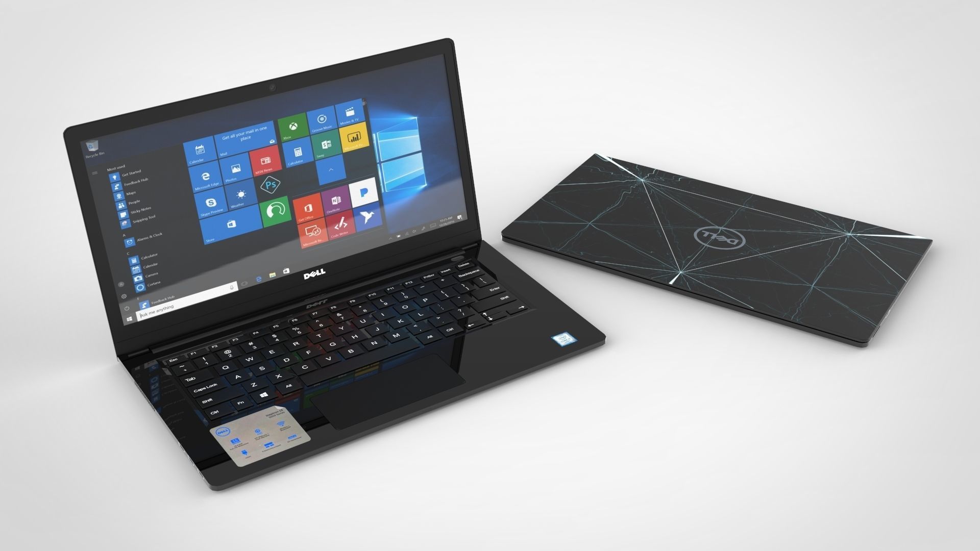 Dell Laptop free VR / AR / low-poly 3D model | CGTrader