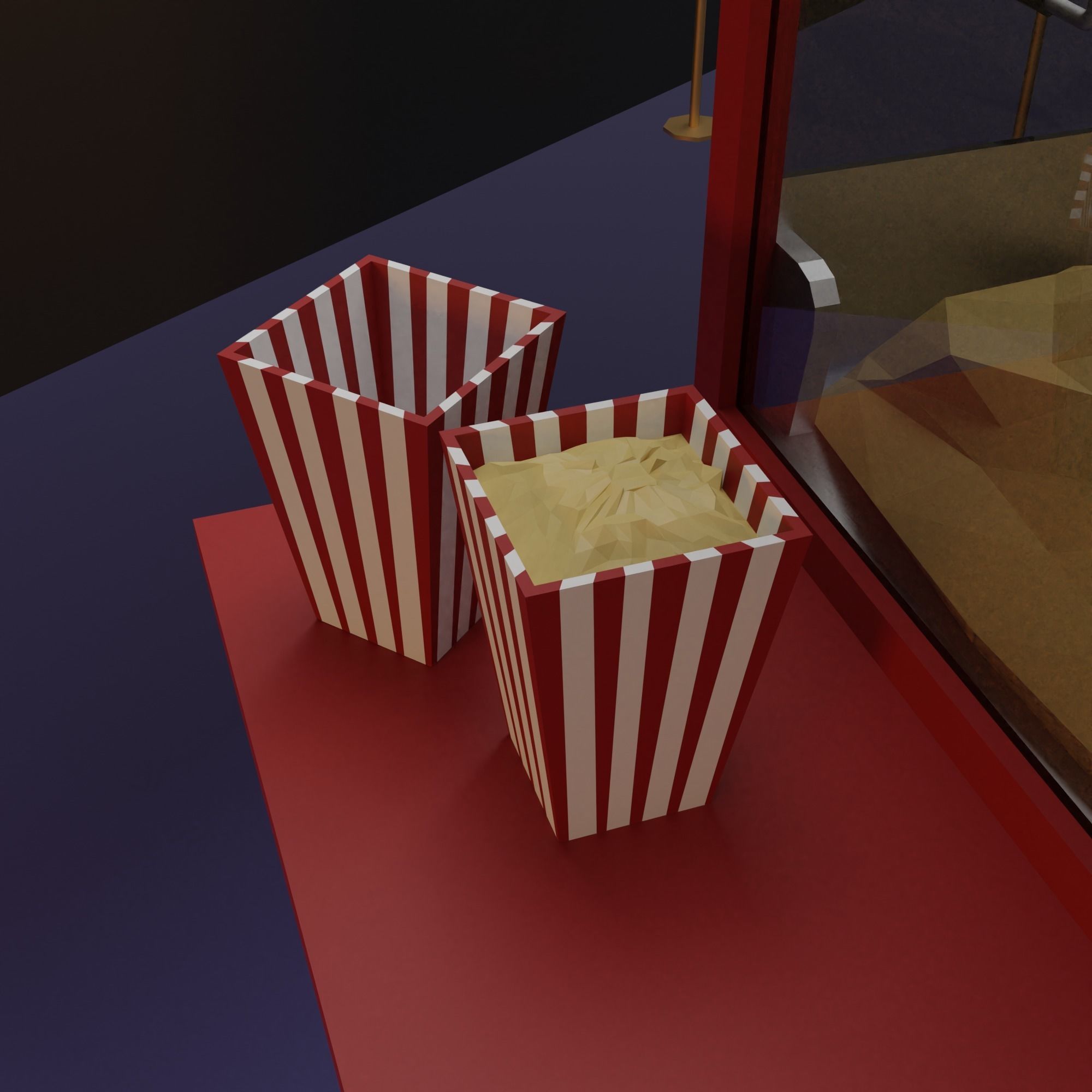 3D model Cinema movie theater building VR / AR / low-poly | CGTrader