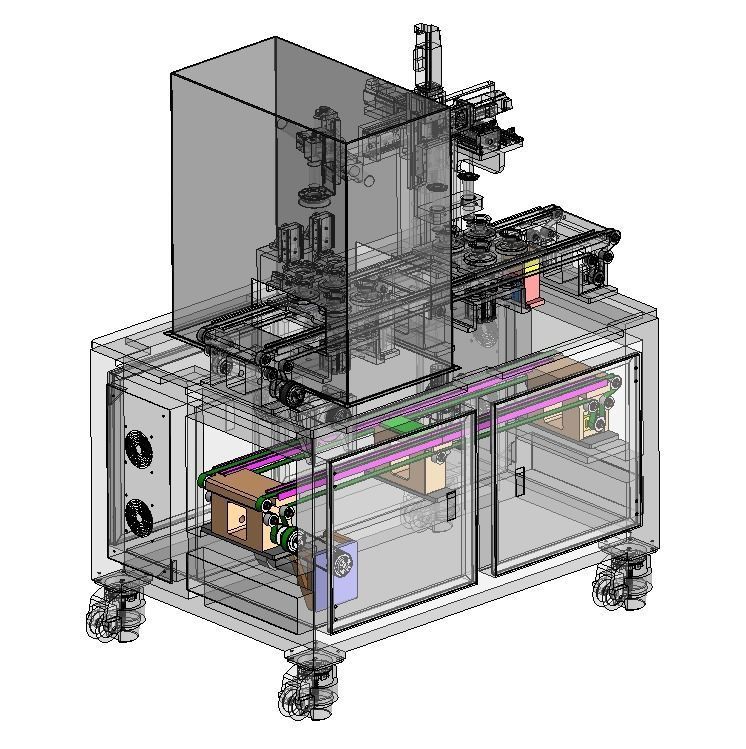 Fully automatic bulb assembly production line 3D model | CGTrader