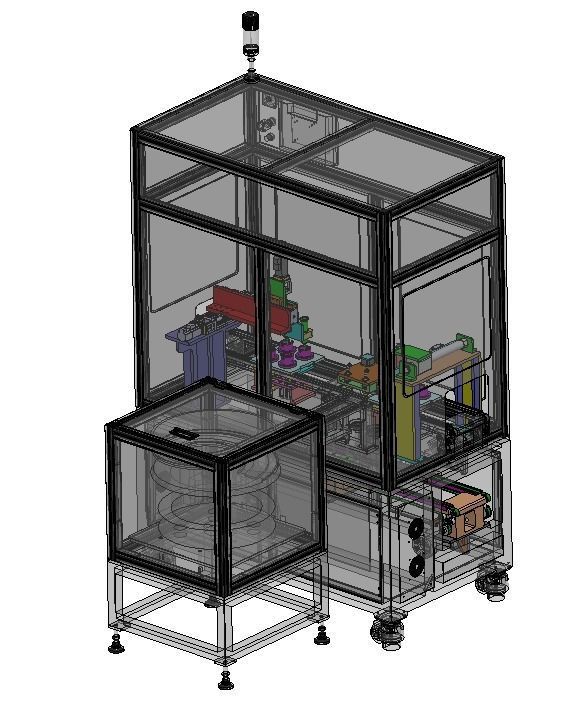 Fully automatic bulb assembly production line 3D model | CGTrader