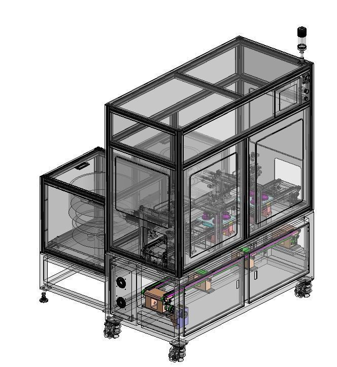 Fully automatic bulb assembly production line 3D model | CGTrader