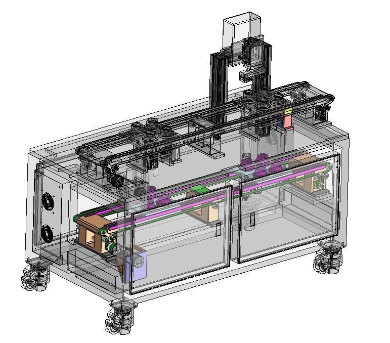 Fully automatic bulb assembly production line 3D model | CGTrader