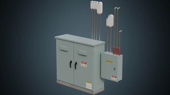 3D model Utility Box 4A VR / AR / low-poly | CGTrader