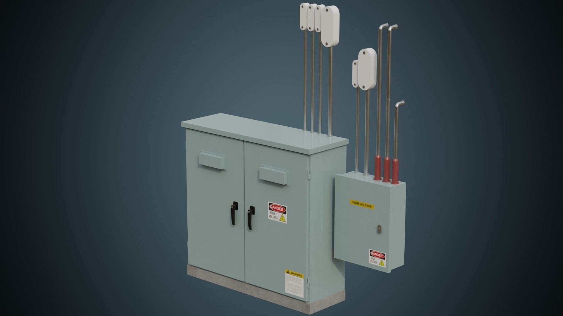 3D model Utility Box 4A VR / AR / low-poly | CGTrader