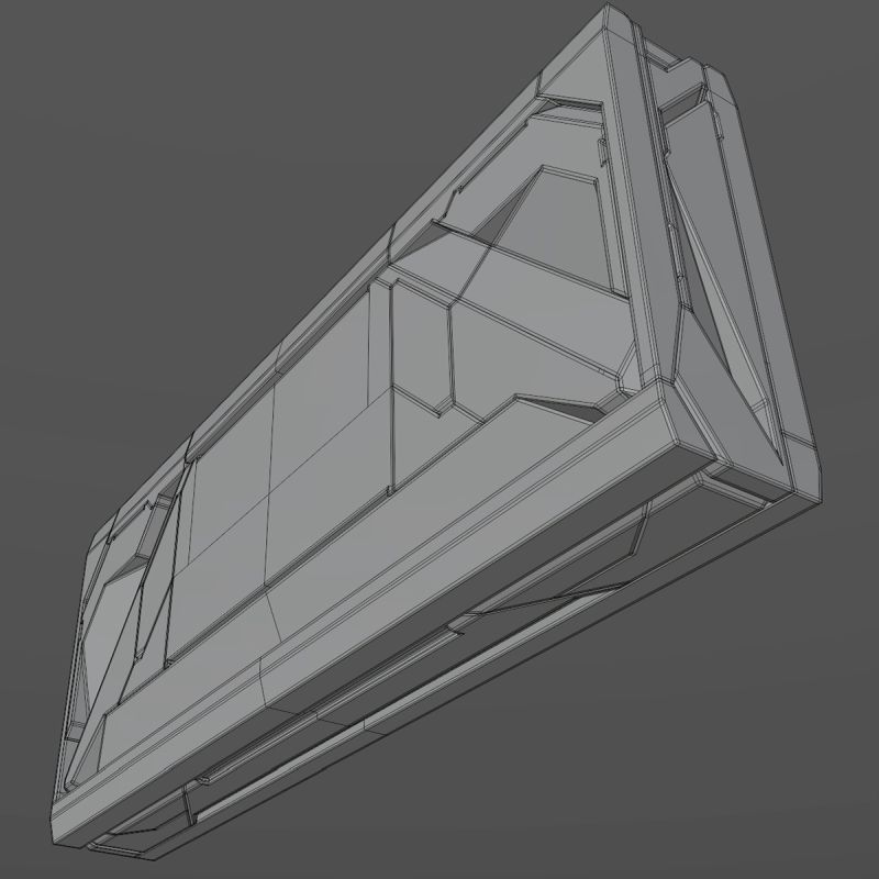 Sci-Fi Storage Box Case High-poly 3D model | CGTrader