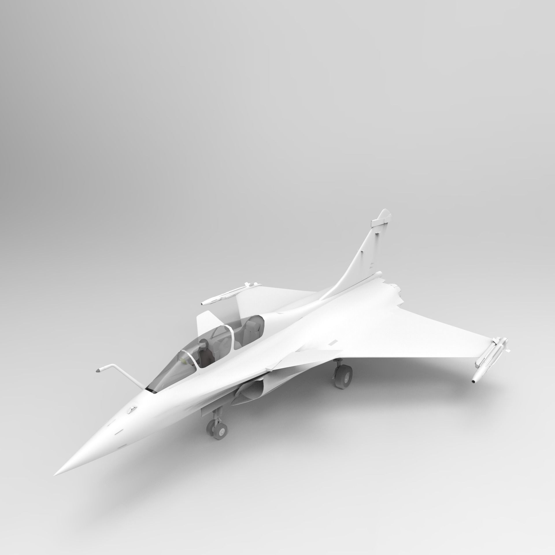 Dassault Rafale 3d printed 3D model 3D printable | CGTrader