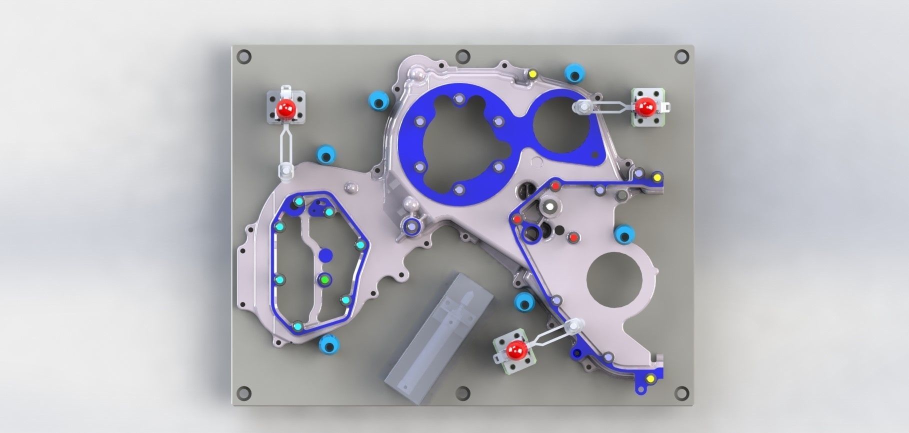 Hole Position Check Jig for Automotive Part 3D model | CGTrader