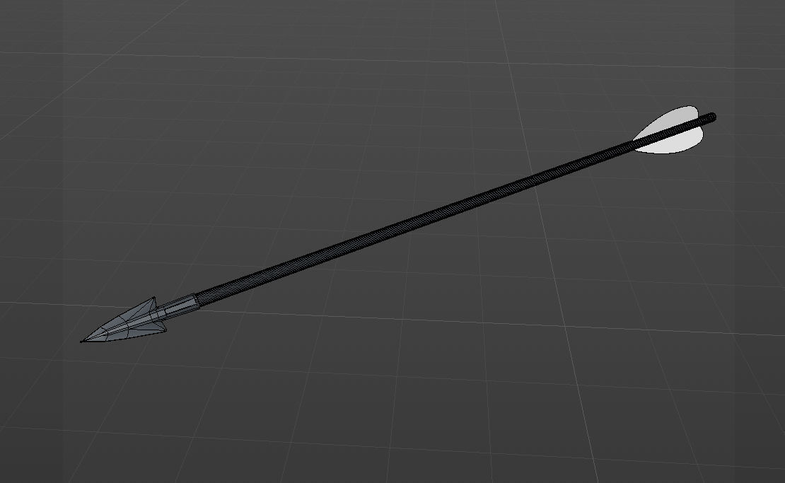 Arrow bow free 3D model | CGTrader