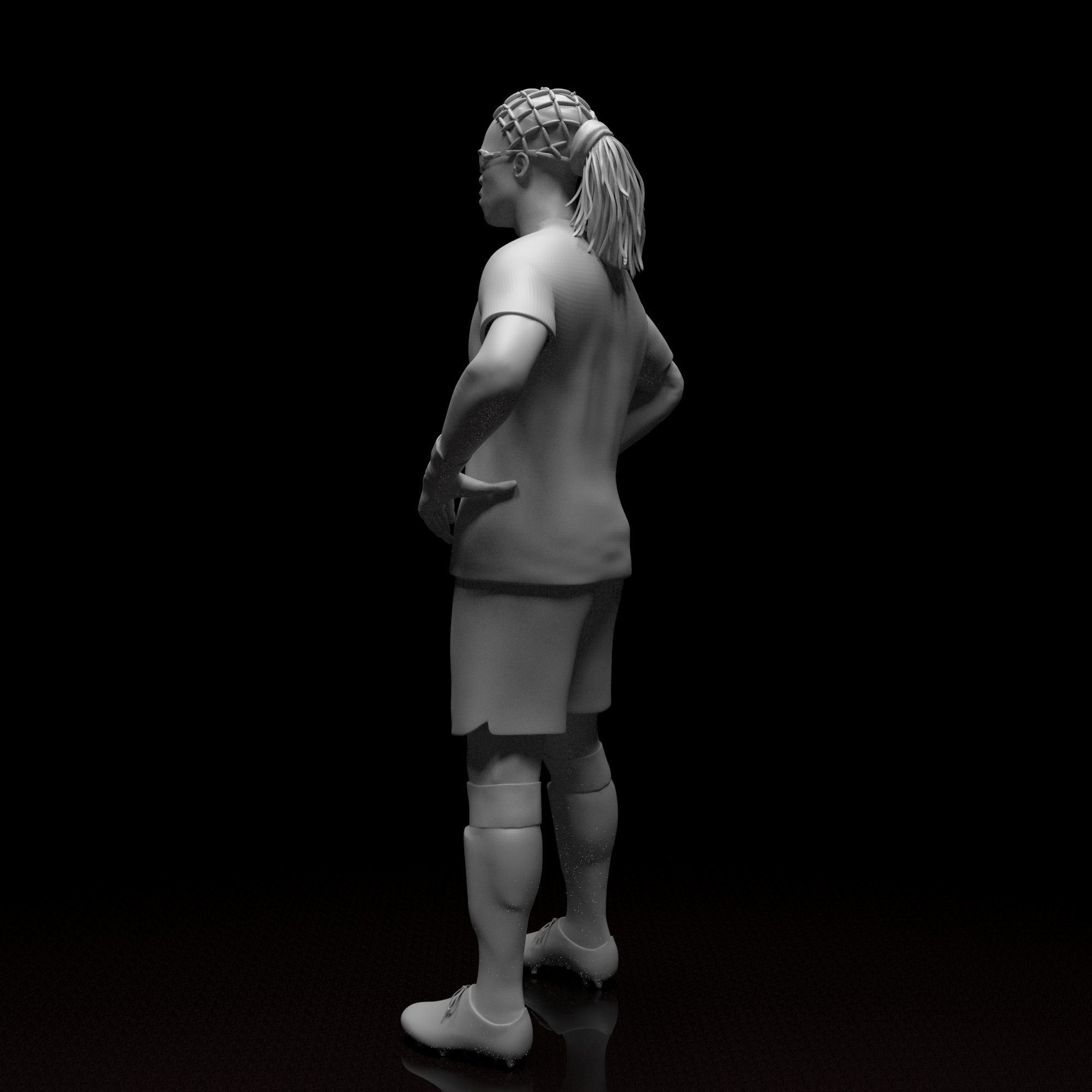 Davids Edgar Footballer Stl file 3d Model 3D model 3D printable | CGTrader