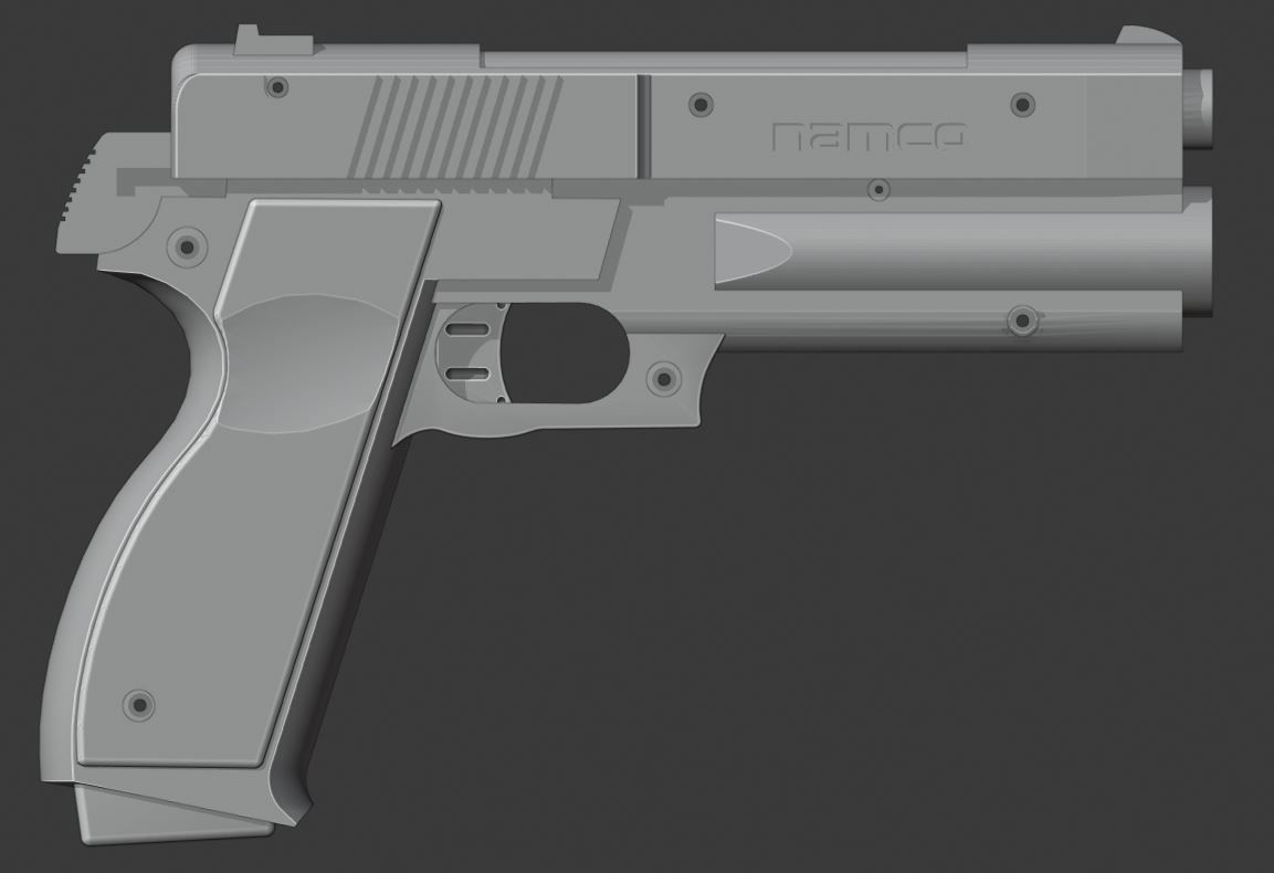 Namco Arcade Light Gun 3D model | CGTrader