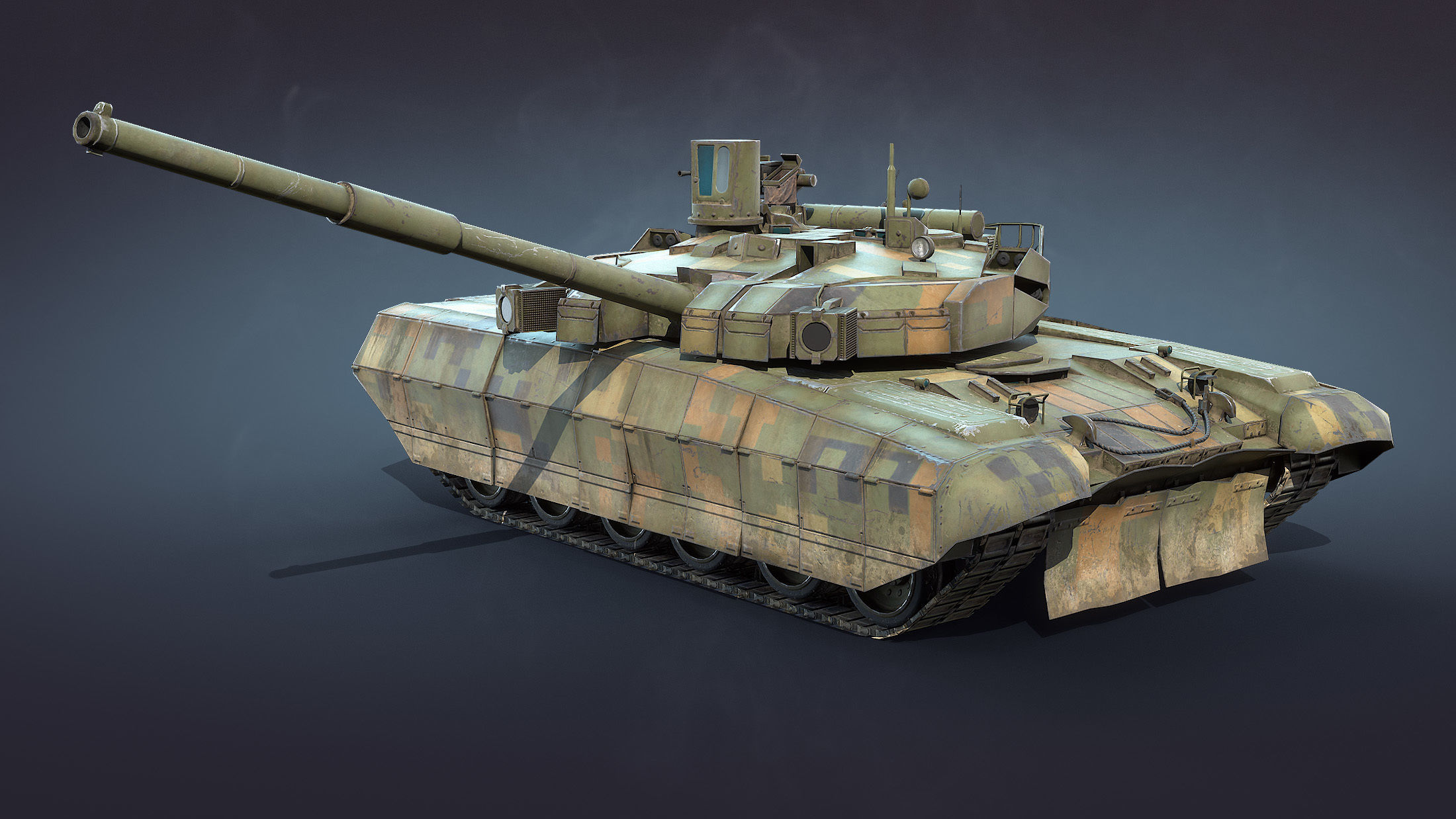 3D model T-84 Oplot-M Low-Poly VR / AR / low-poly | CGTrader