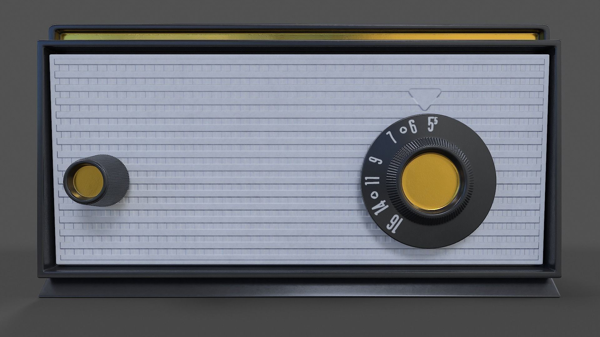Tube Radio V01 - High Poly 3D model | CGTrader