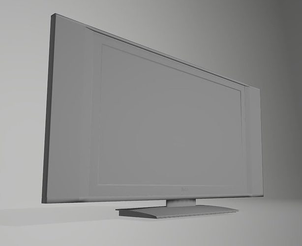 TV LED Model 3D model | CGTrader