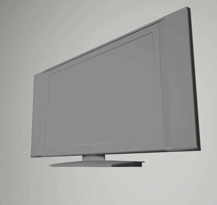 TV LED Model 3D model | CGTrader