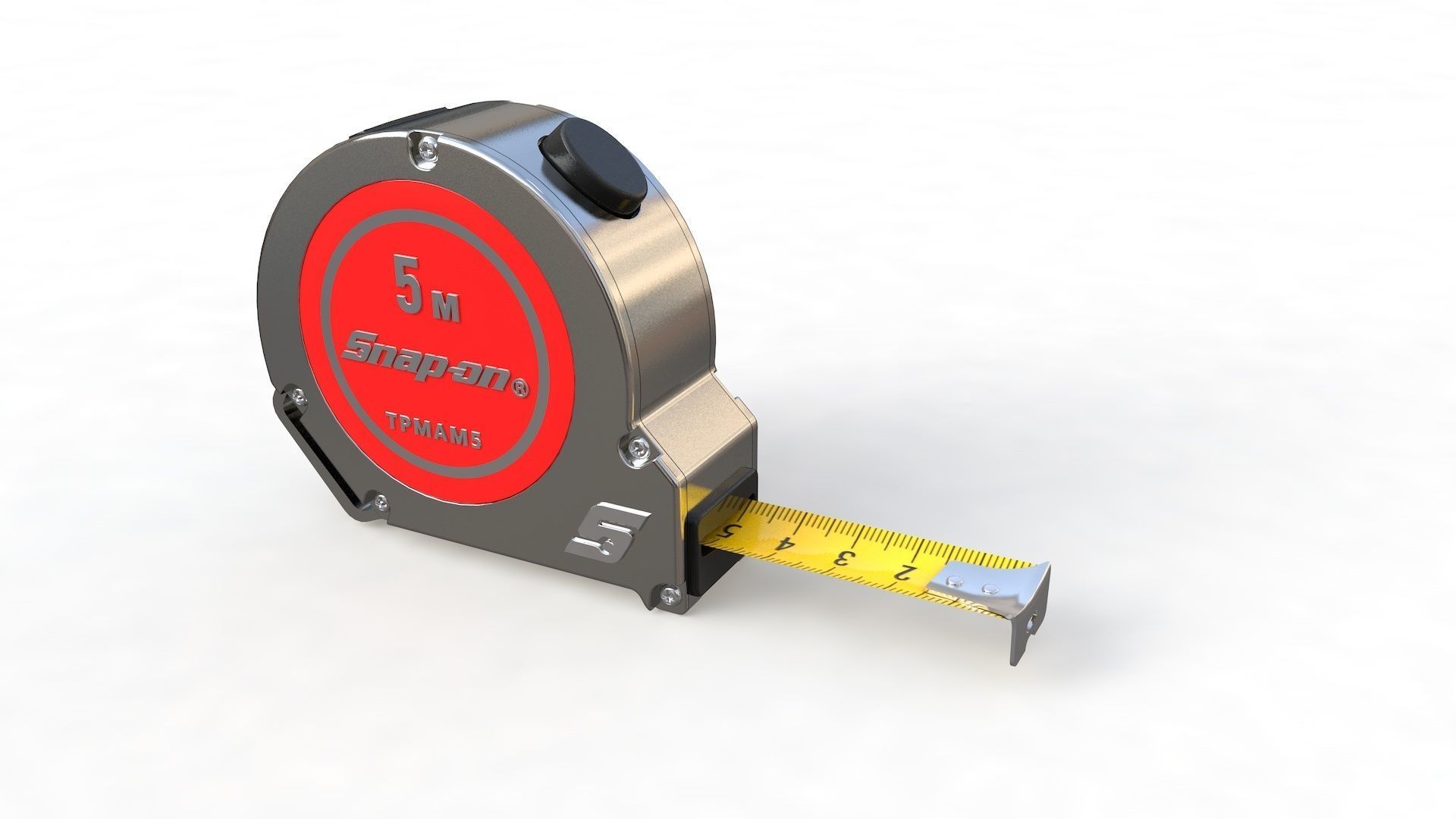 Tape Measure Metric 3D model animated rigged | CGTrader