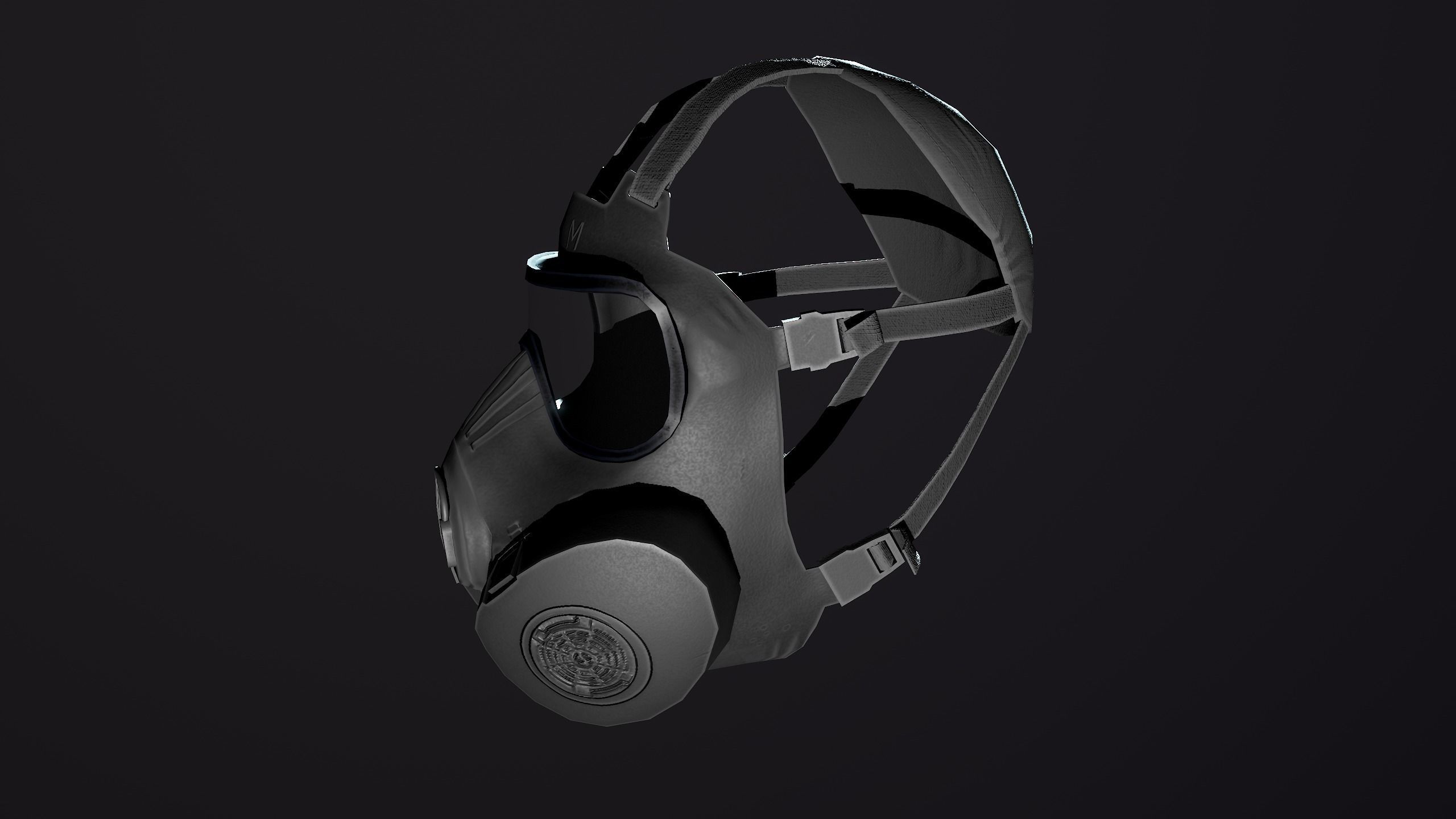 3D model M50 Gasmask VR / AR / low-poly | CGTrader