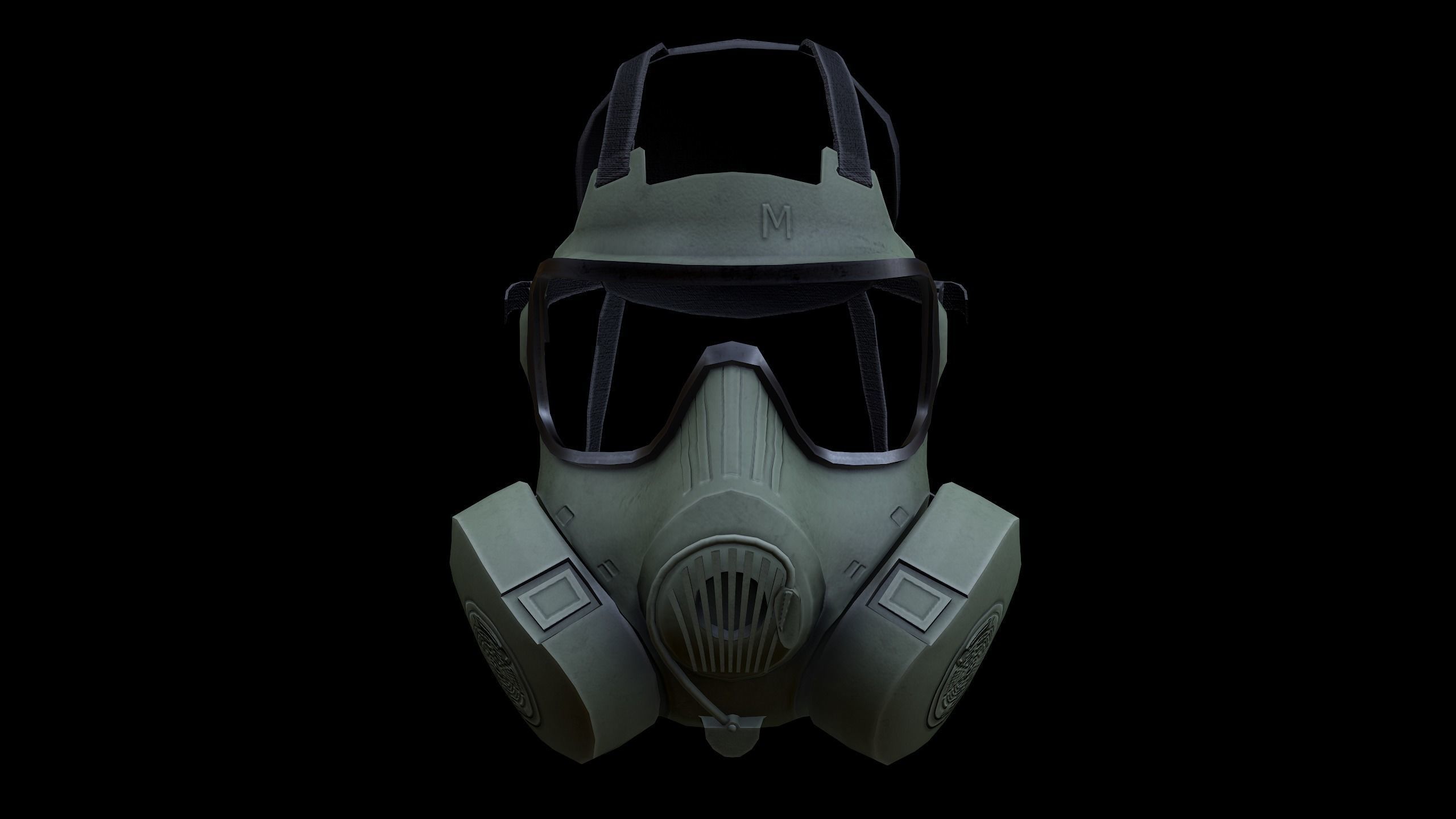 3D model M50 Gasmask VR / AR / low-poly | CGTrader
