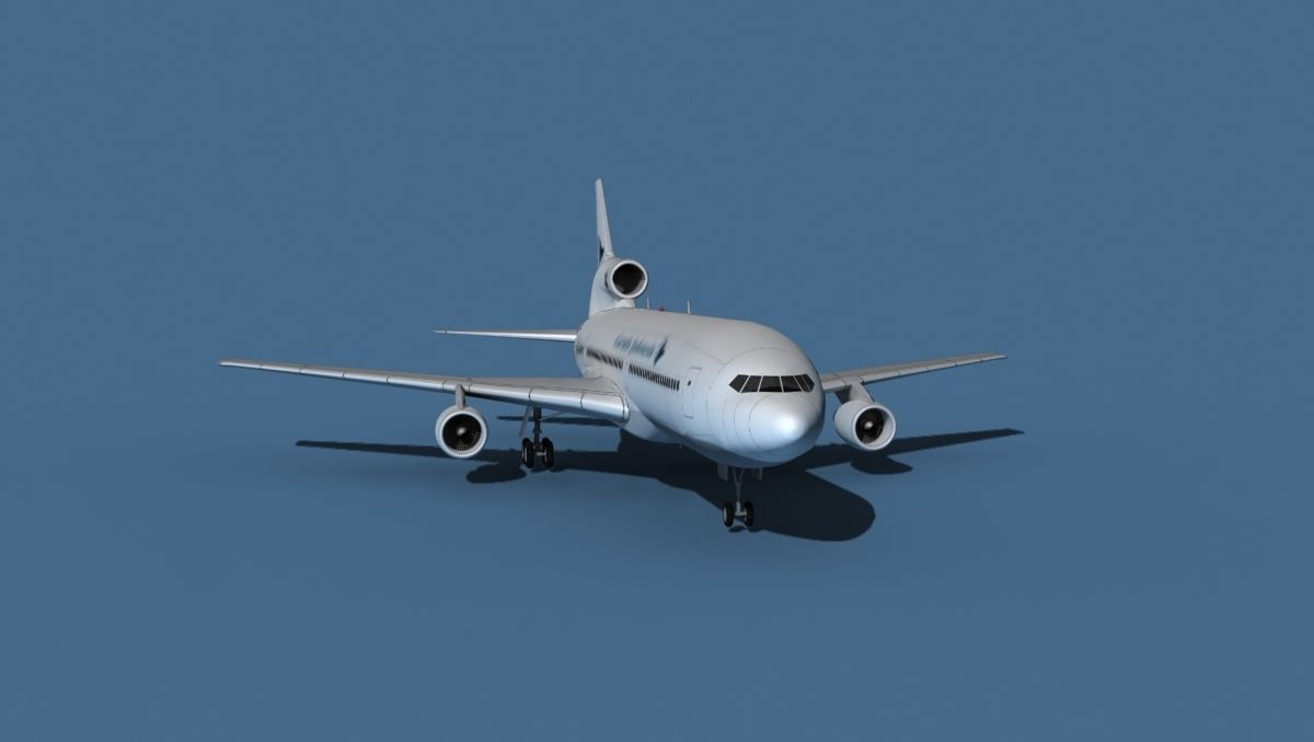 Lockheed L-1011-50 Garuda Indonesia 3D model rigged | CGTrader