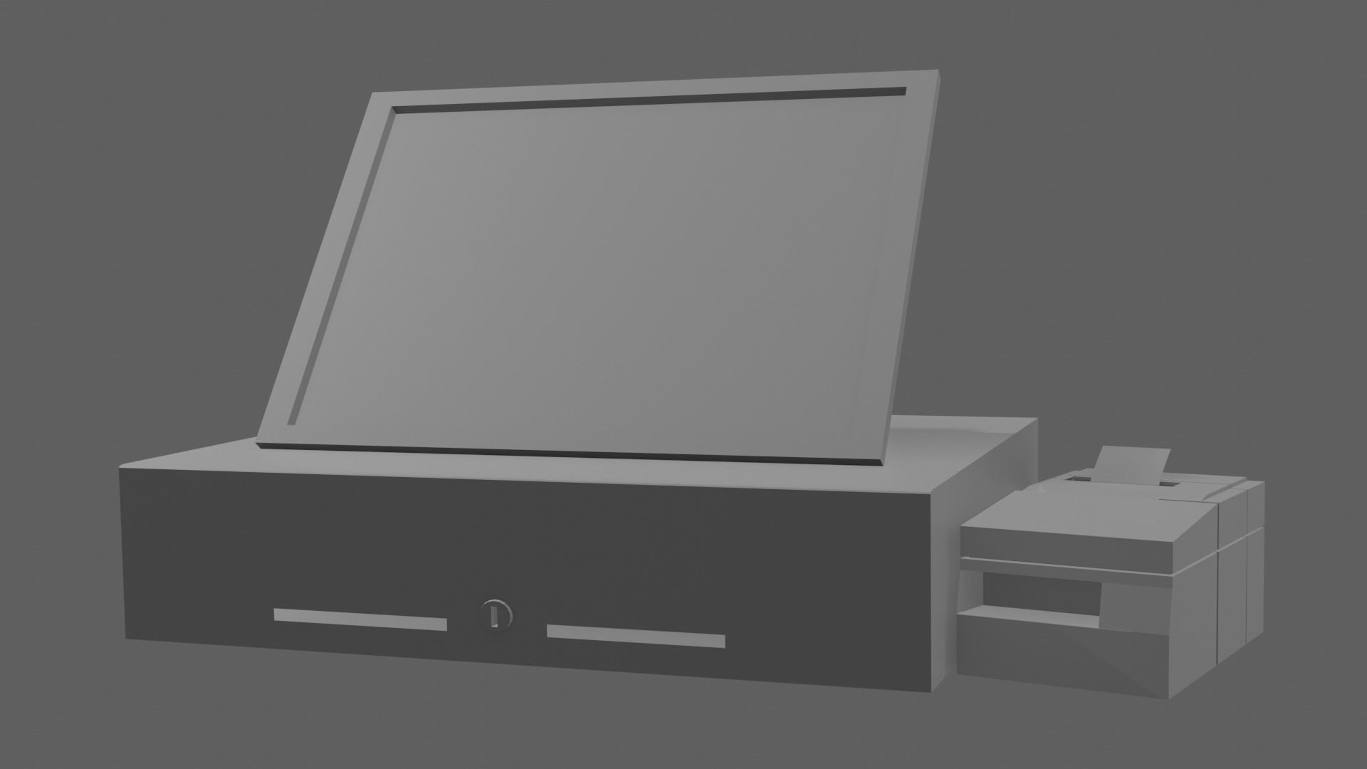 Cash register free VR / AR / low-poly 3D model | CGTrader