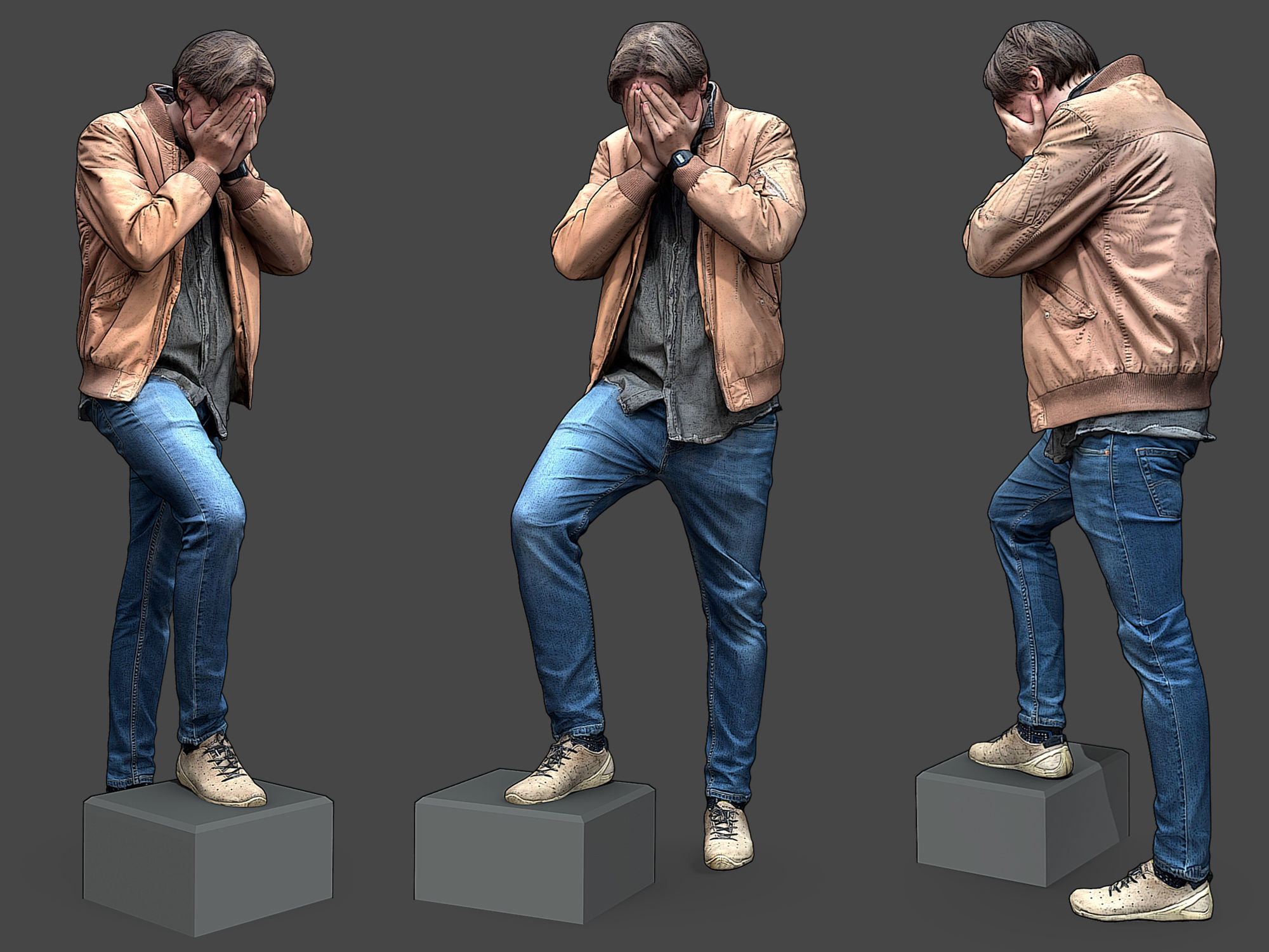 Stylized Man Character 3D model | CGTrader