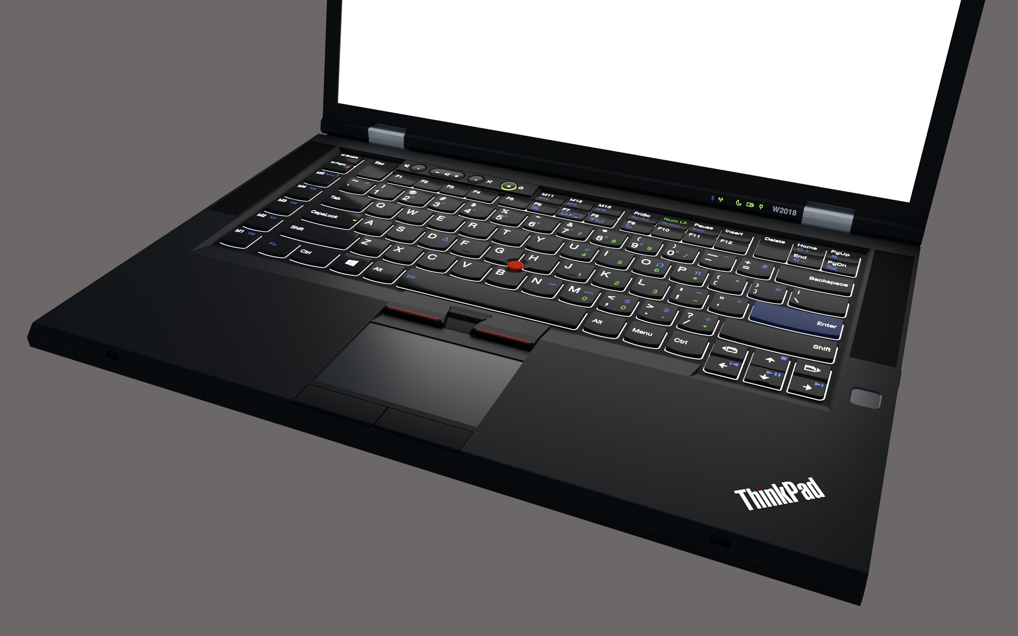 ThinkPad W2018 free 3D model | CGTrader