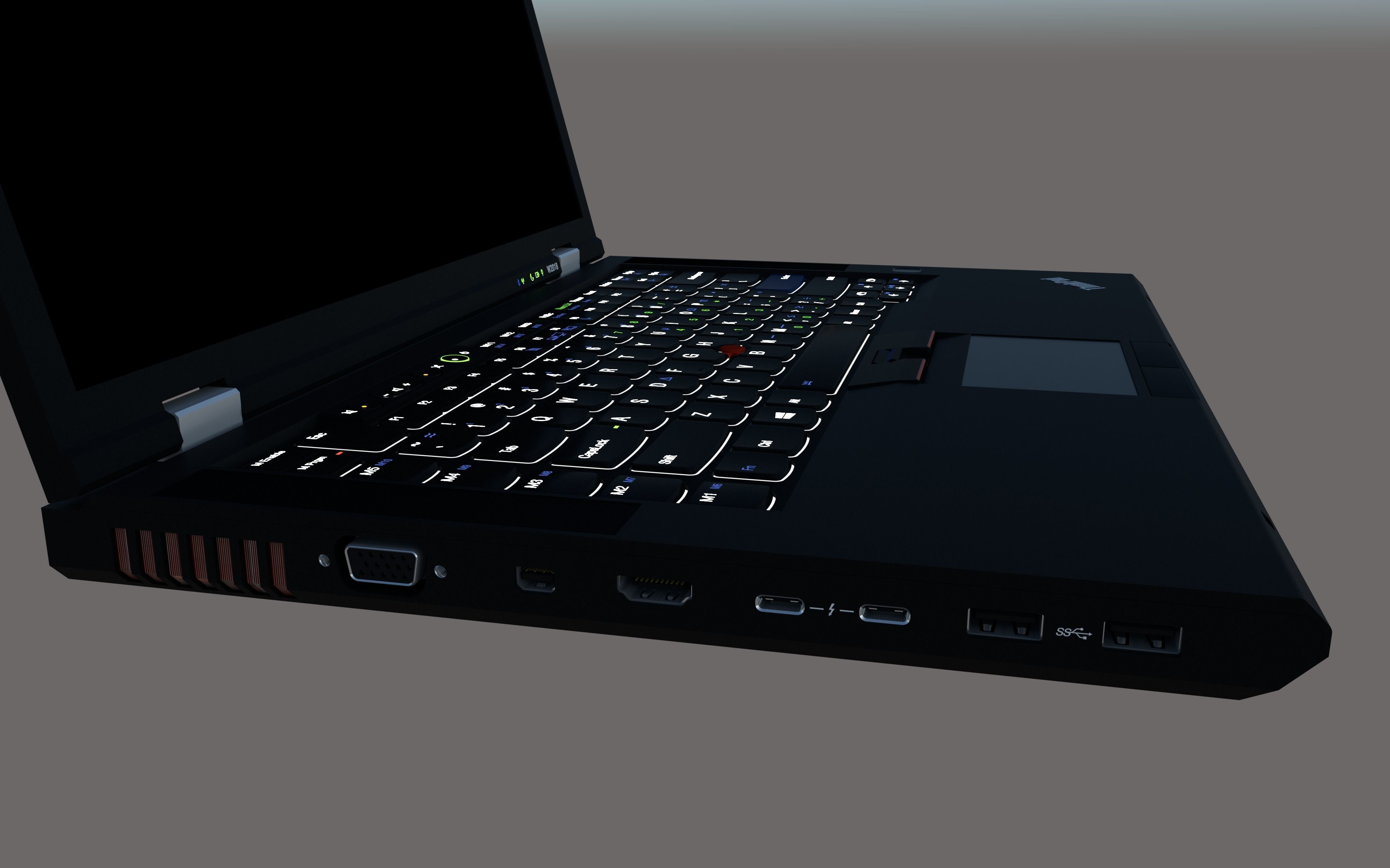 ThinkPad W2018 free 3D model | CGTrader