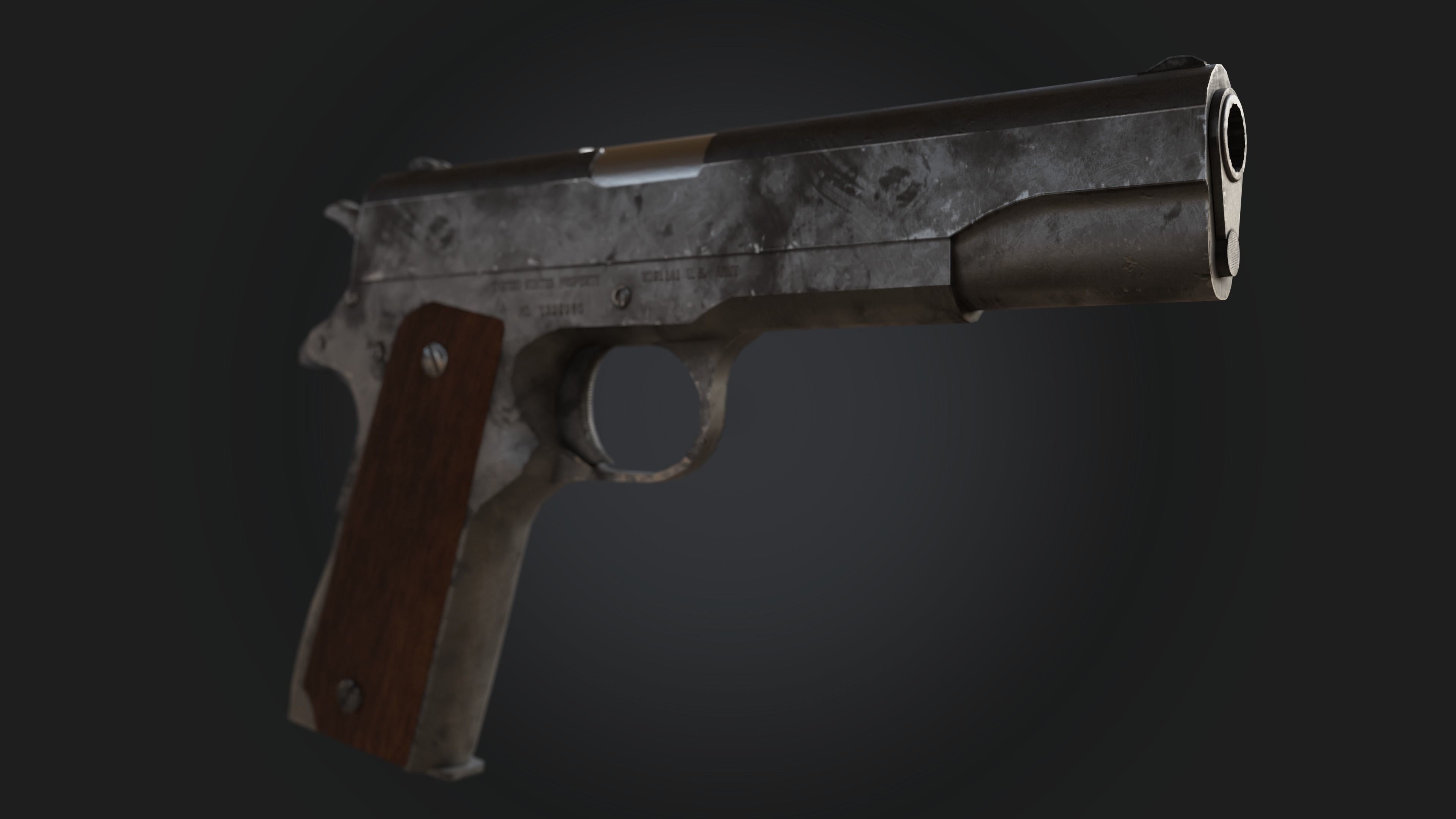 Colt 1911 game-ready 3D model | CGTrader