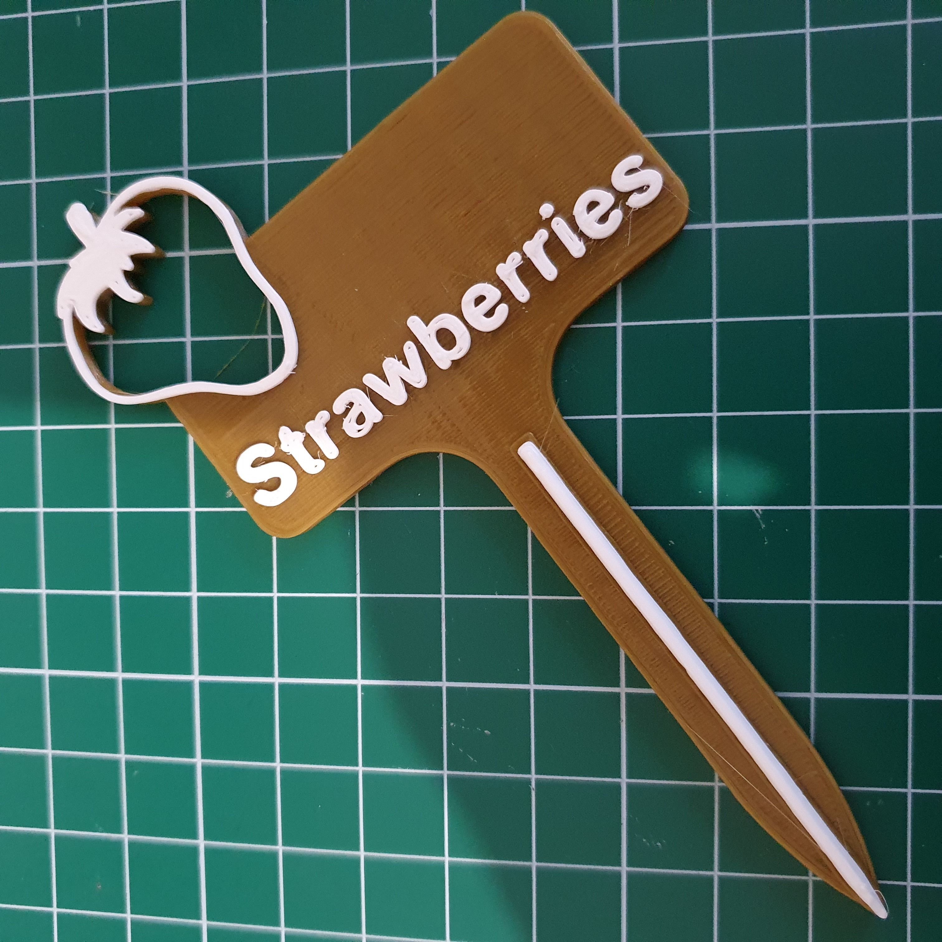 3D printable Plant Labels Pack - Garden Veggie and Herb Markers 3D ...