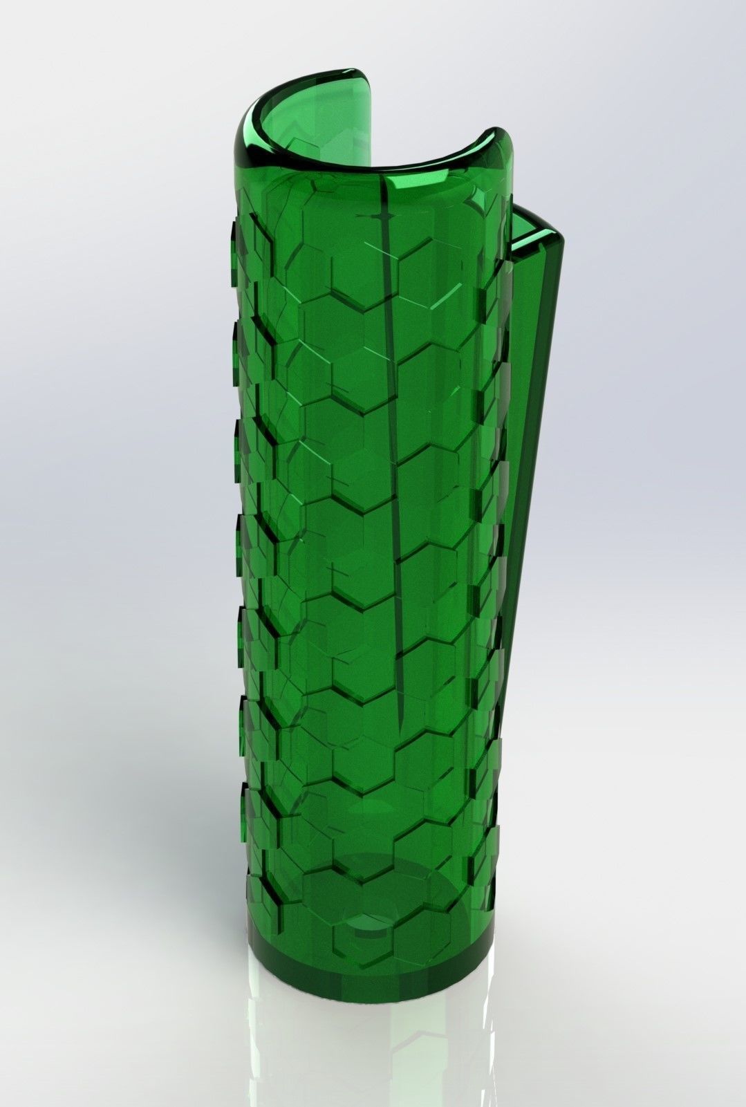 Clipper Case Hexagon Design 3D model 3D printable | CGTrader