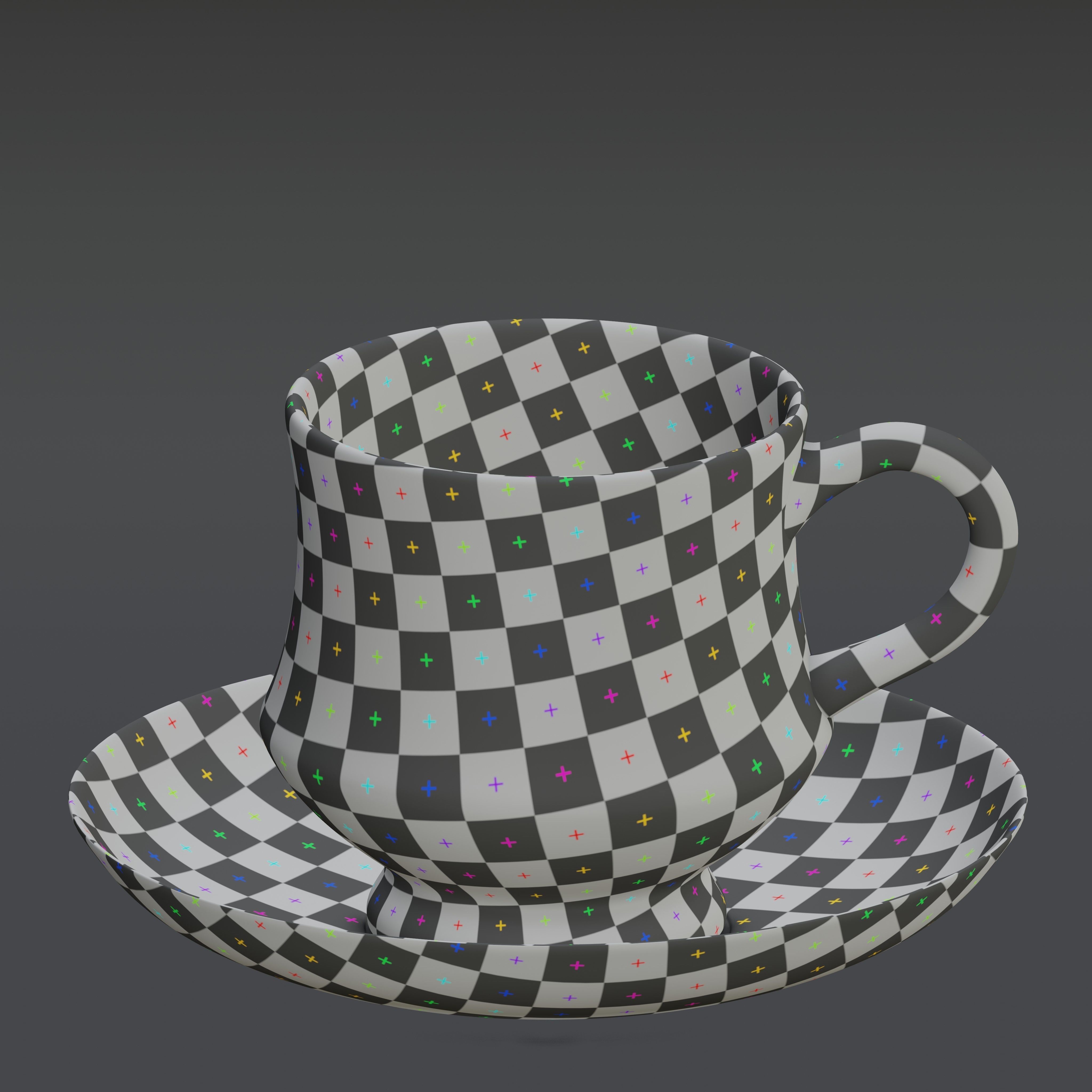 Ceramic teacup 3D model | CGTrader